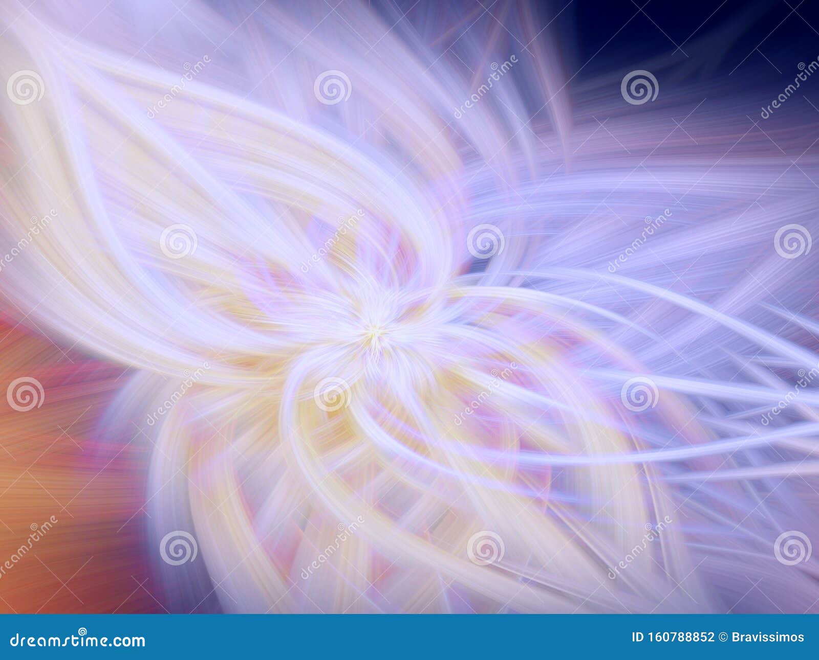 Pastel Rays Background Explosion Shiny. Flowing Stock Illustration ...