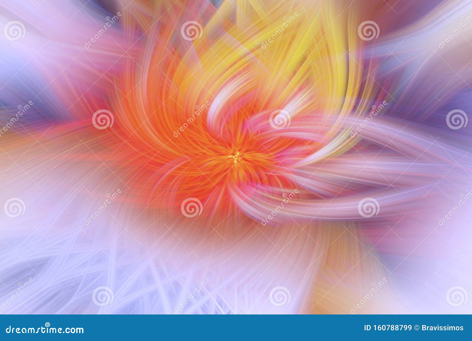 Pastel Rays Background Explosion Shiny. Soft Stock Illustration ...