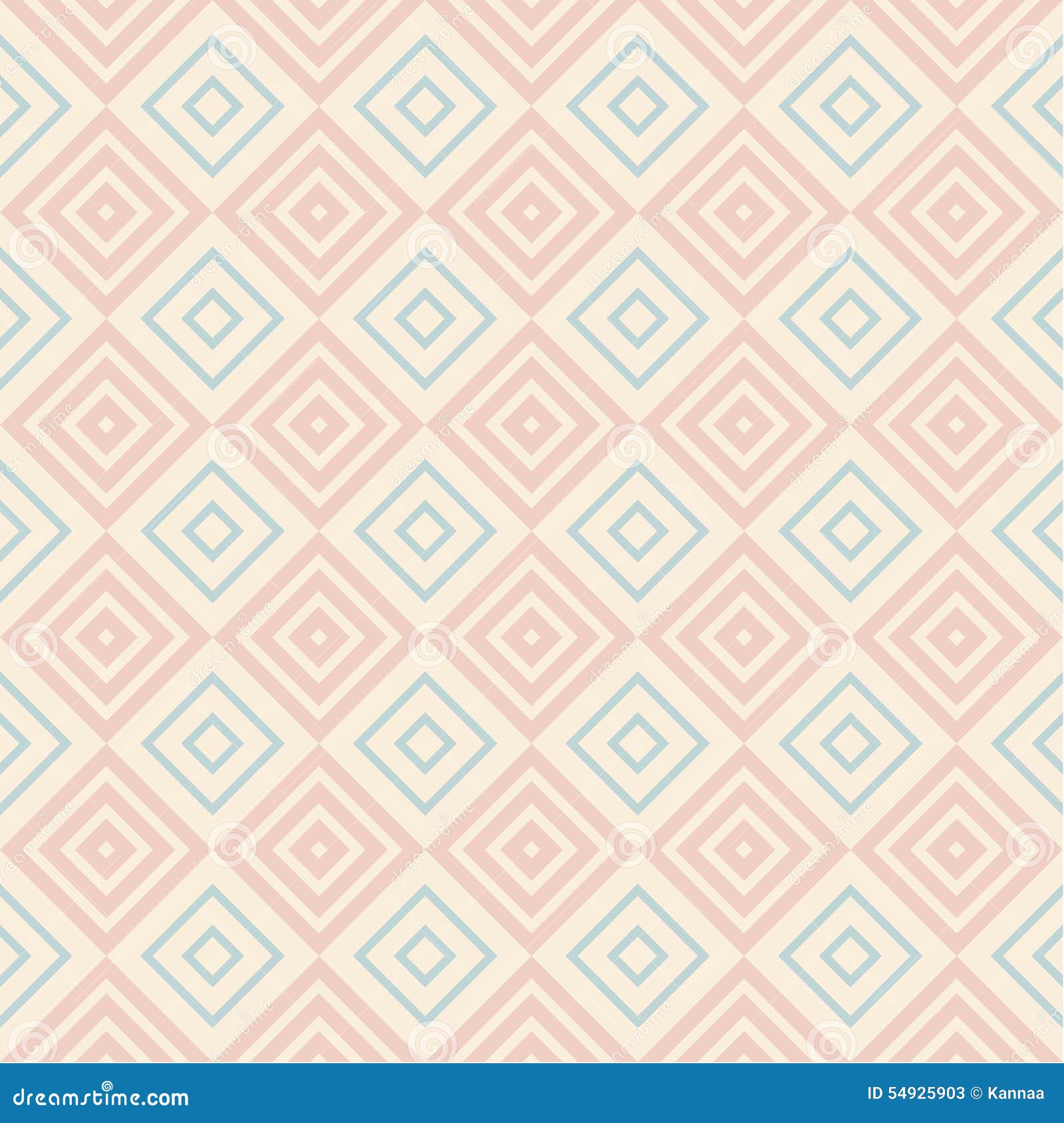 Pastel Retro Vector Seamless Pattern Stock Vector - Illustration of ...
