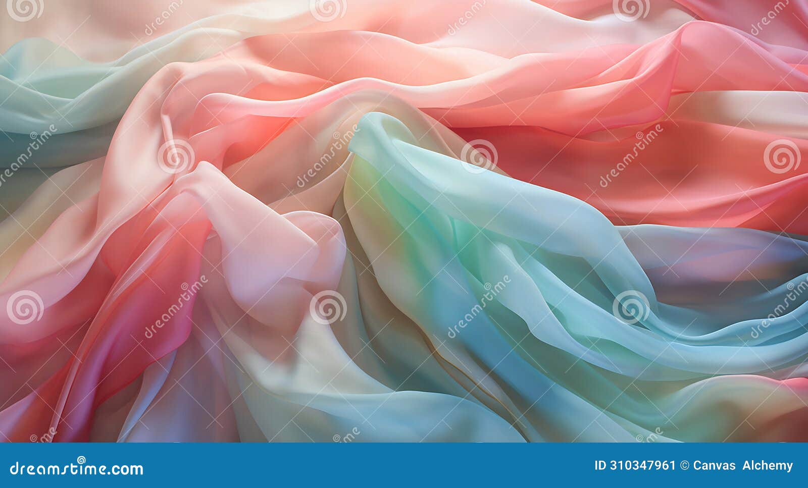 Pastel Silk Waves stock image. Image of flowing, textile - 310347961