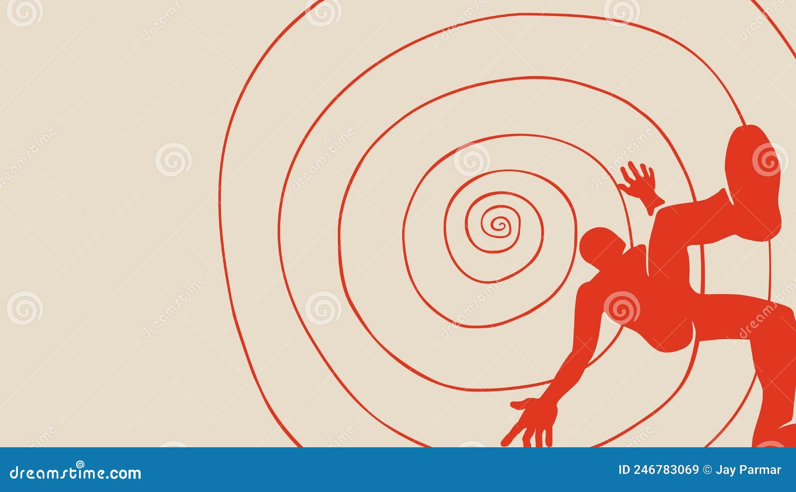 Pastel Soft Red People Fall Illustration Aesthetic Wallpaper Desktop ...