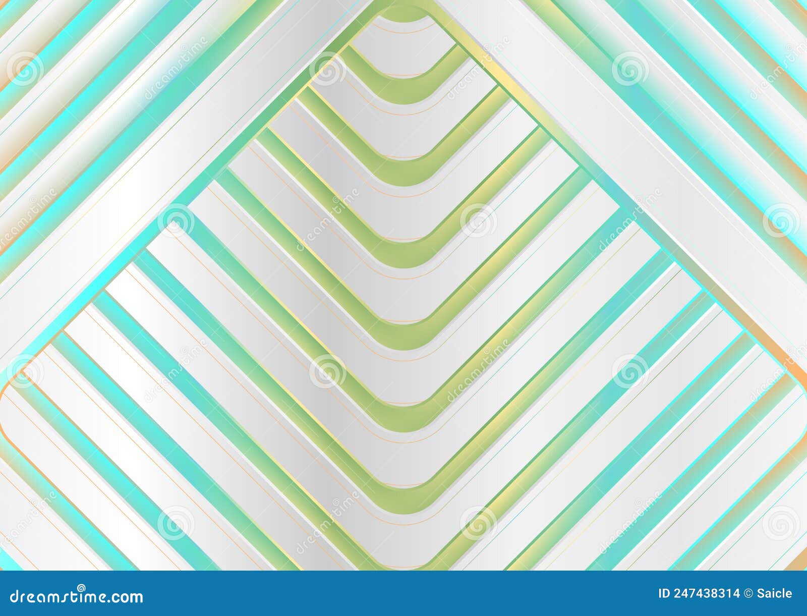 Pastel Stripes Geometric Abstract Tech Background Stock Vector ...