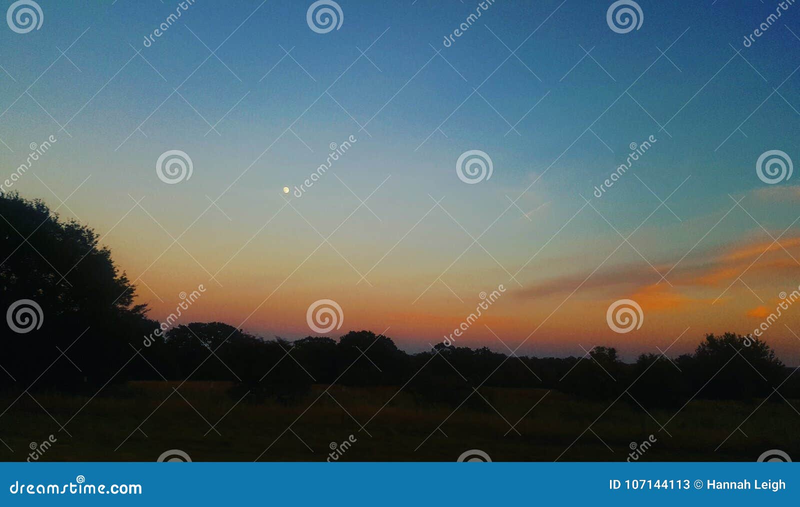 Pastel Sunset stock image. Image of landscap, nature - 107144113