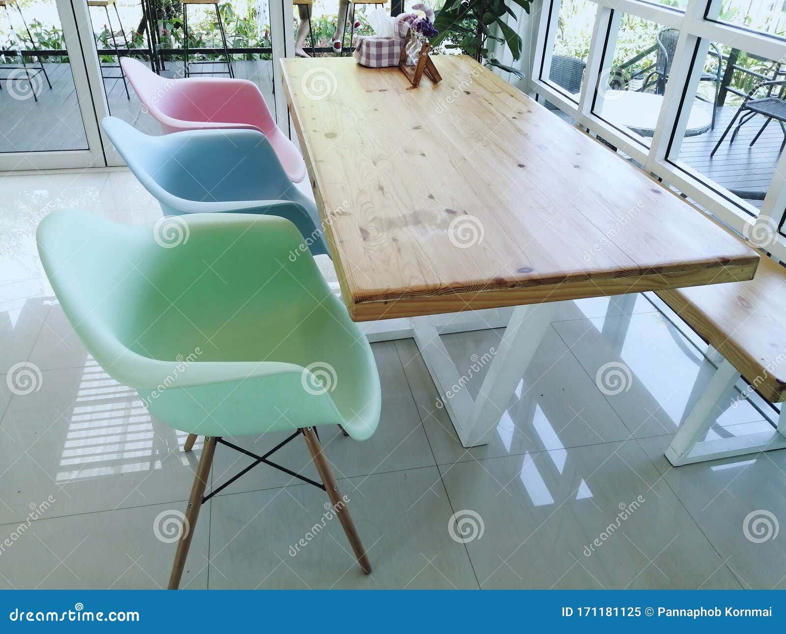 Pastel table in the cafe stock image. Image of pastel - 171181125