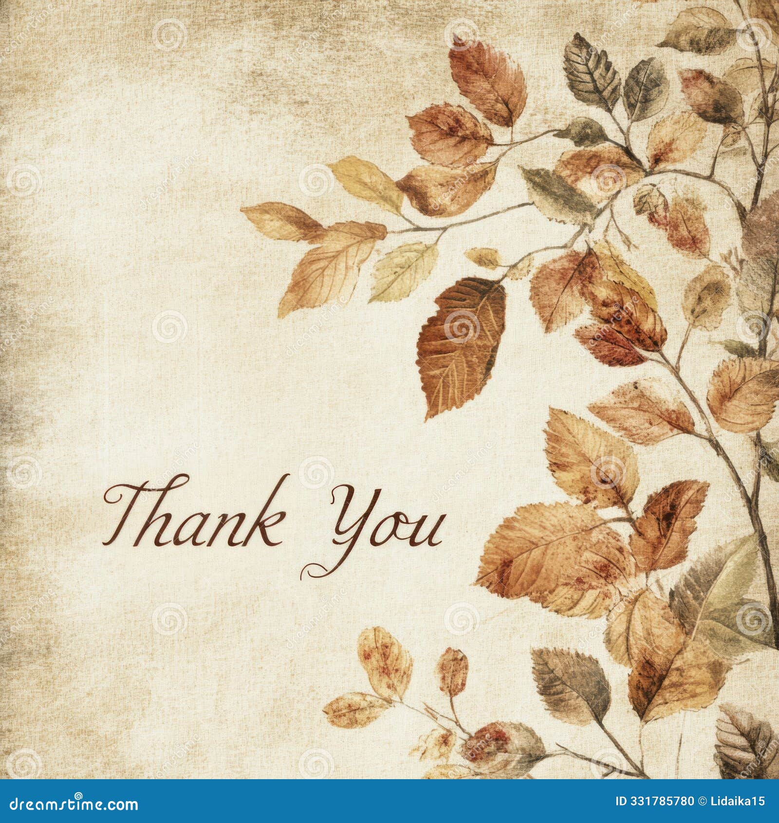 Pastel Thank You Card stock illustration. Illustration of colors ...