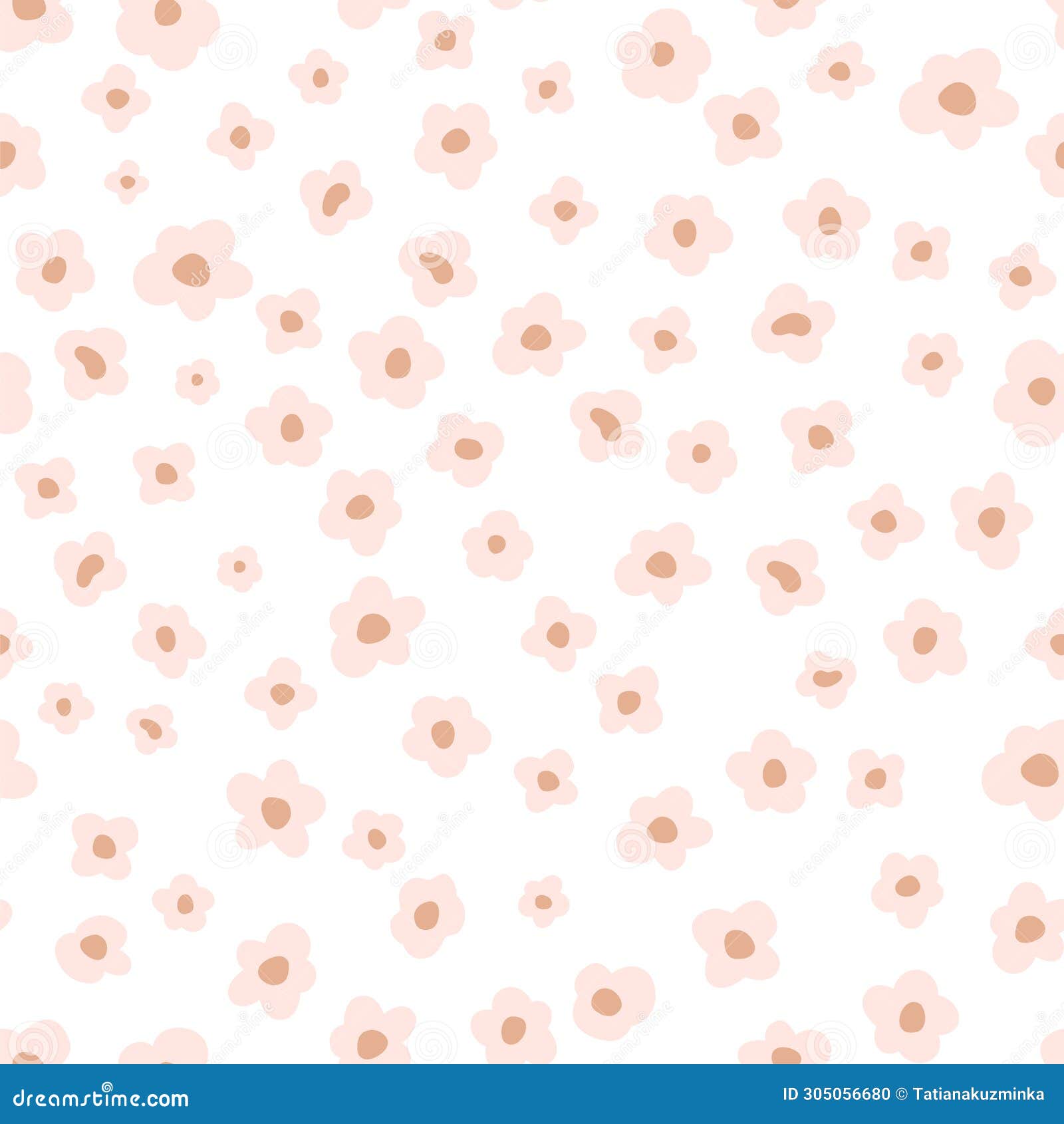 Cottagecore Daisy Very Peri Purple Seamless Pattern Background Vector ...