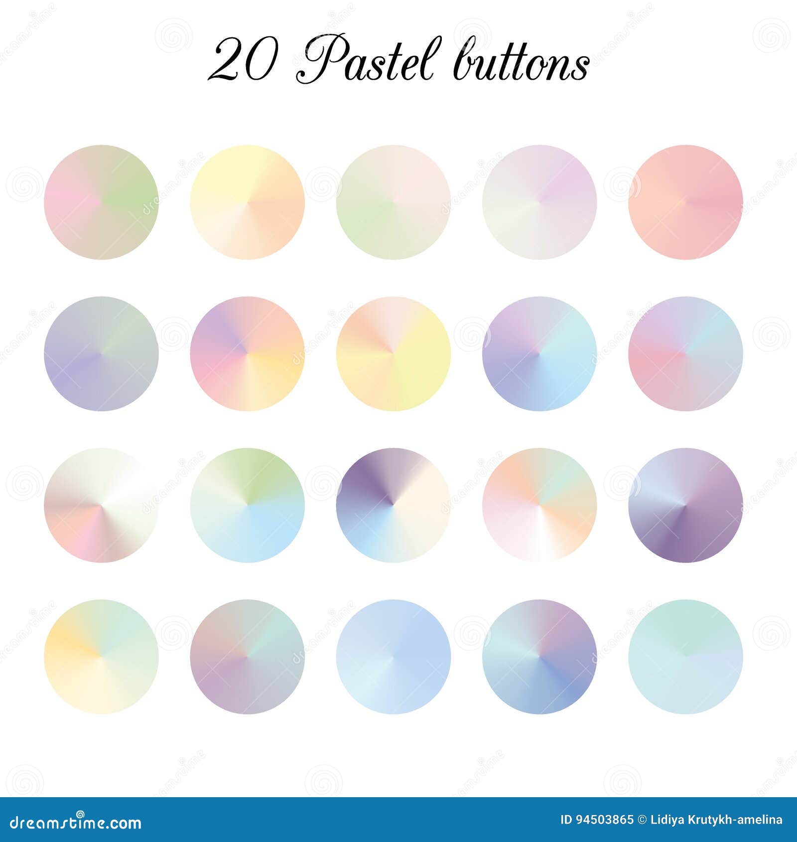 Pastel Tone Color Shade Background, Colorful Gradient Meshes Stock ...