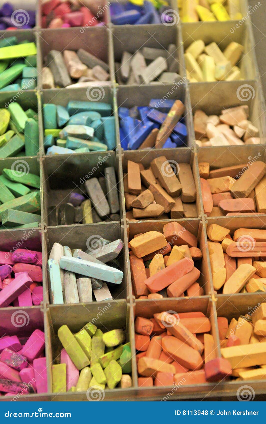 Pastel Tray stock photo. Image of tone, stick, close, green - 8113948