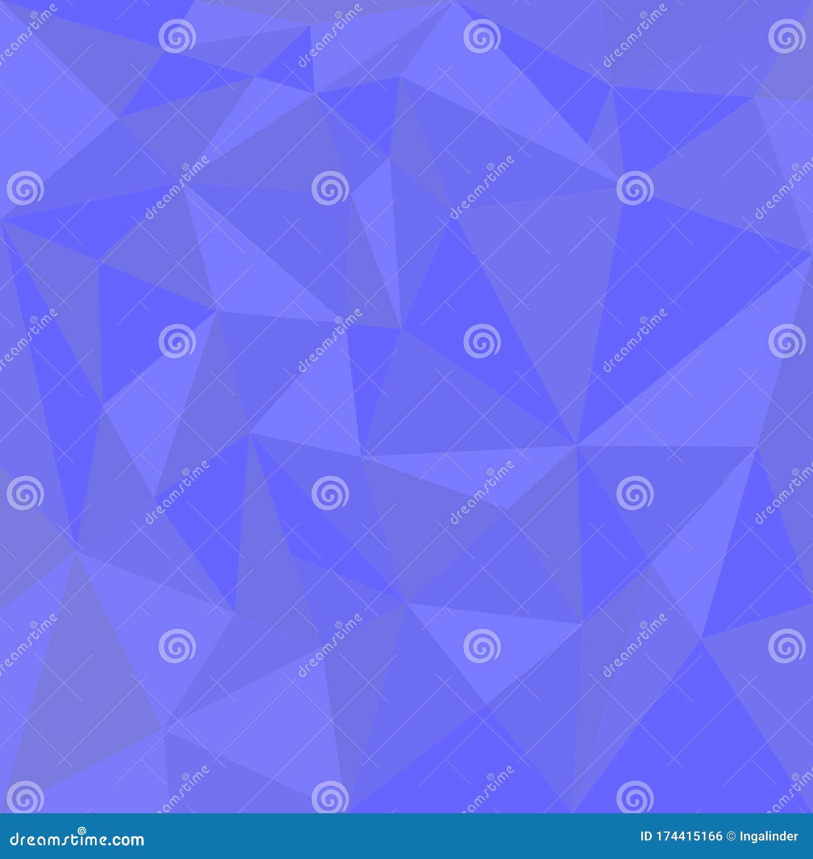 Pastel Triangle Blue Vector Background or Seamless Pattern. Stock ...