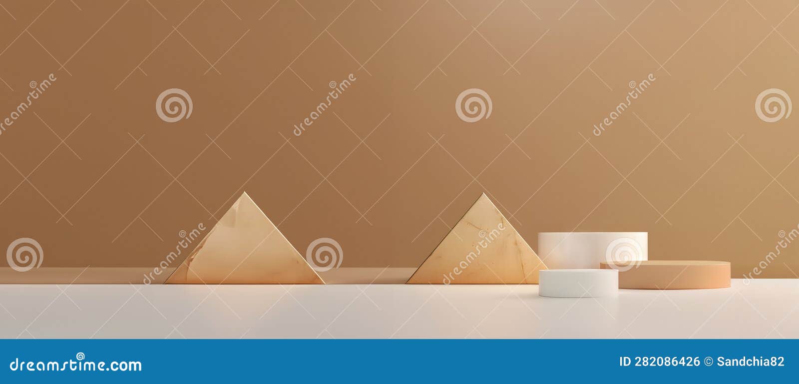 Pastel Triangle Triangular Background with Podium, Abstract Geometric ...