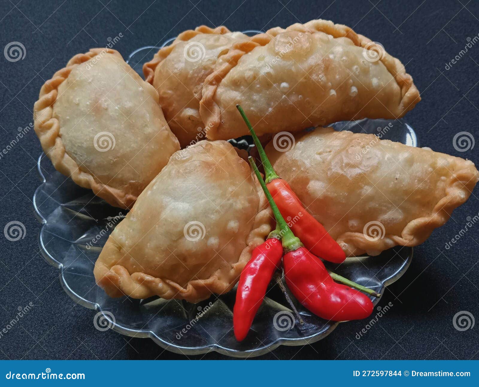 Pastel Typical Indonesian Snacks Stock Photo - Image of fish, cuisine ...