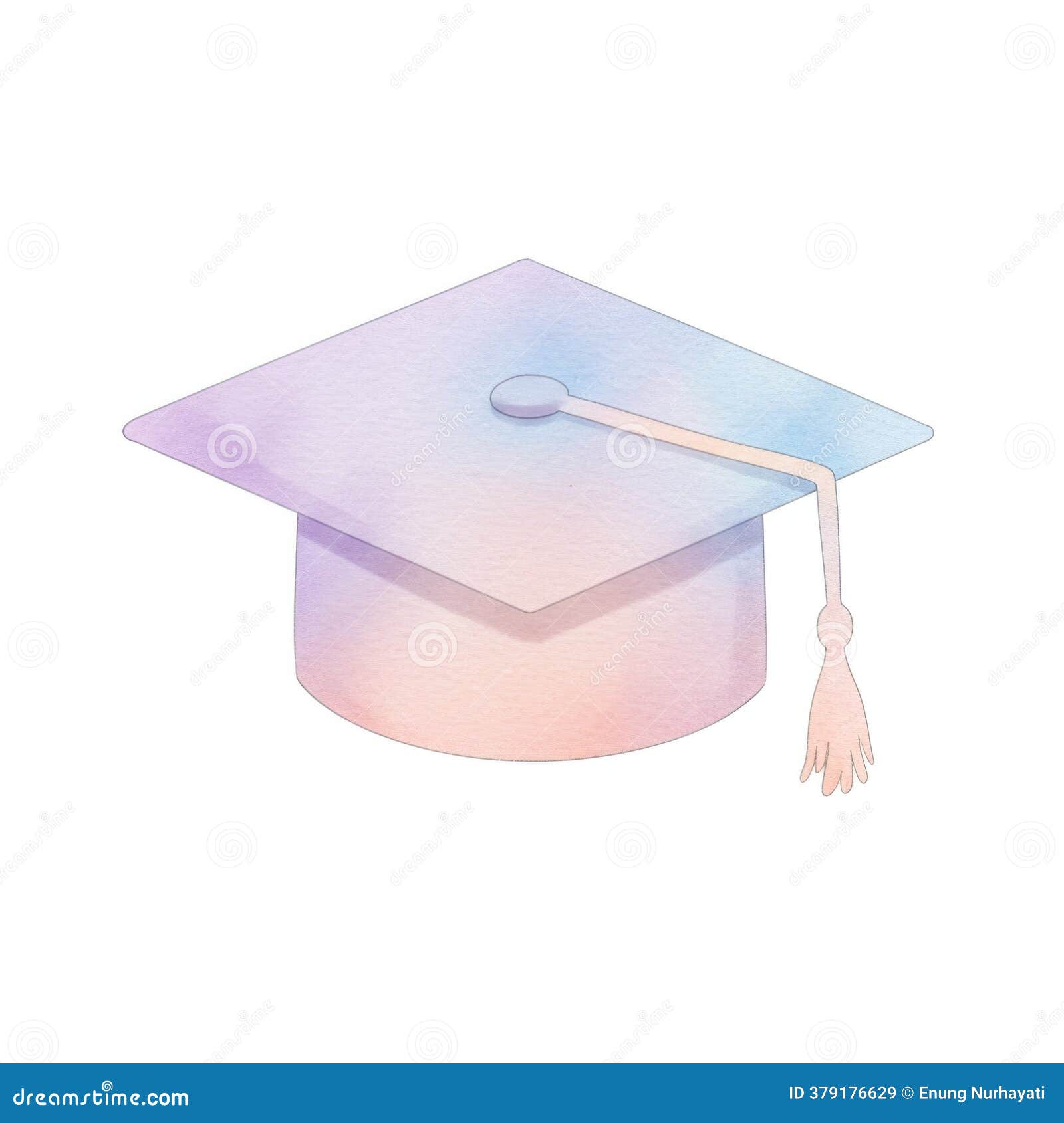 Watercolor Graduation Cap Clipart With Inspirational Quotes. Perfect ...