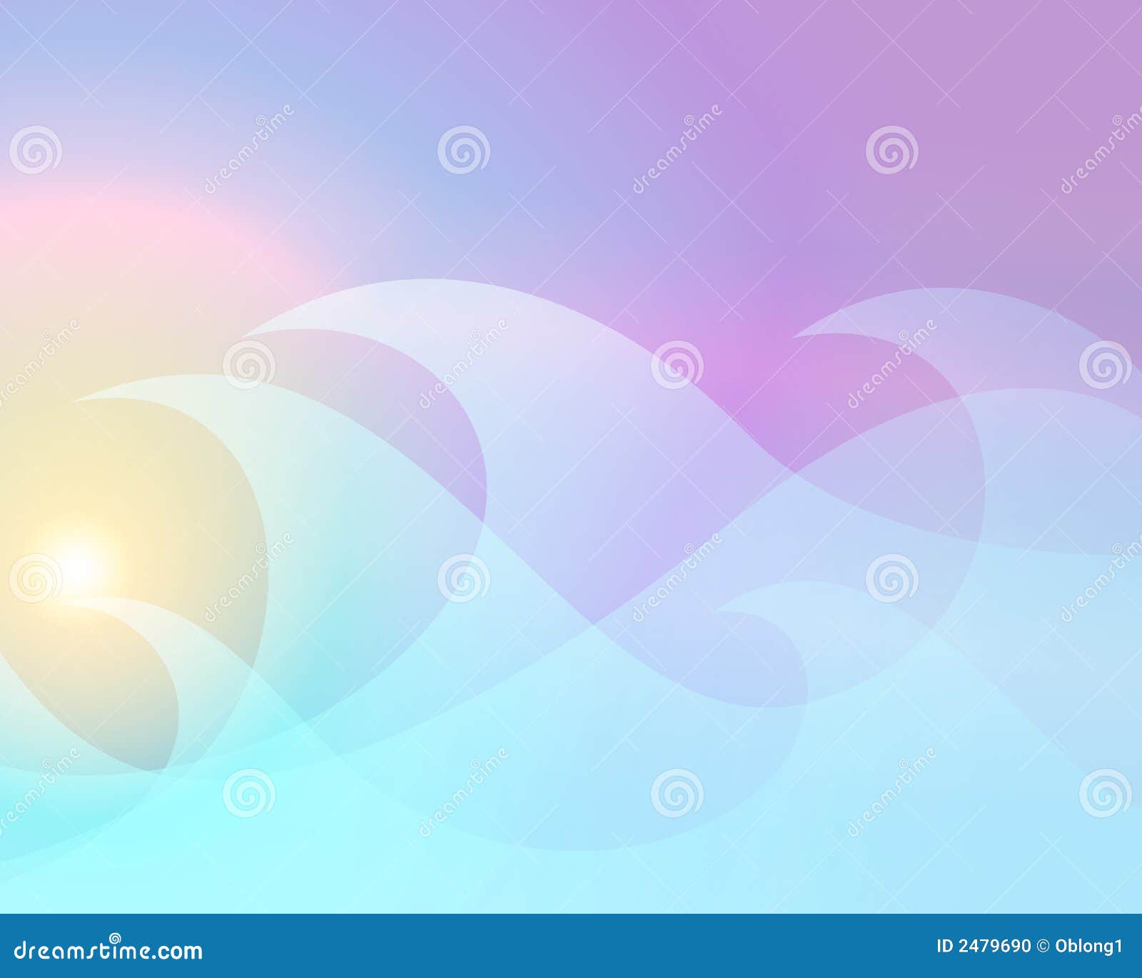 Pastel waves stock illustration. Illustration of cold - 2479690