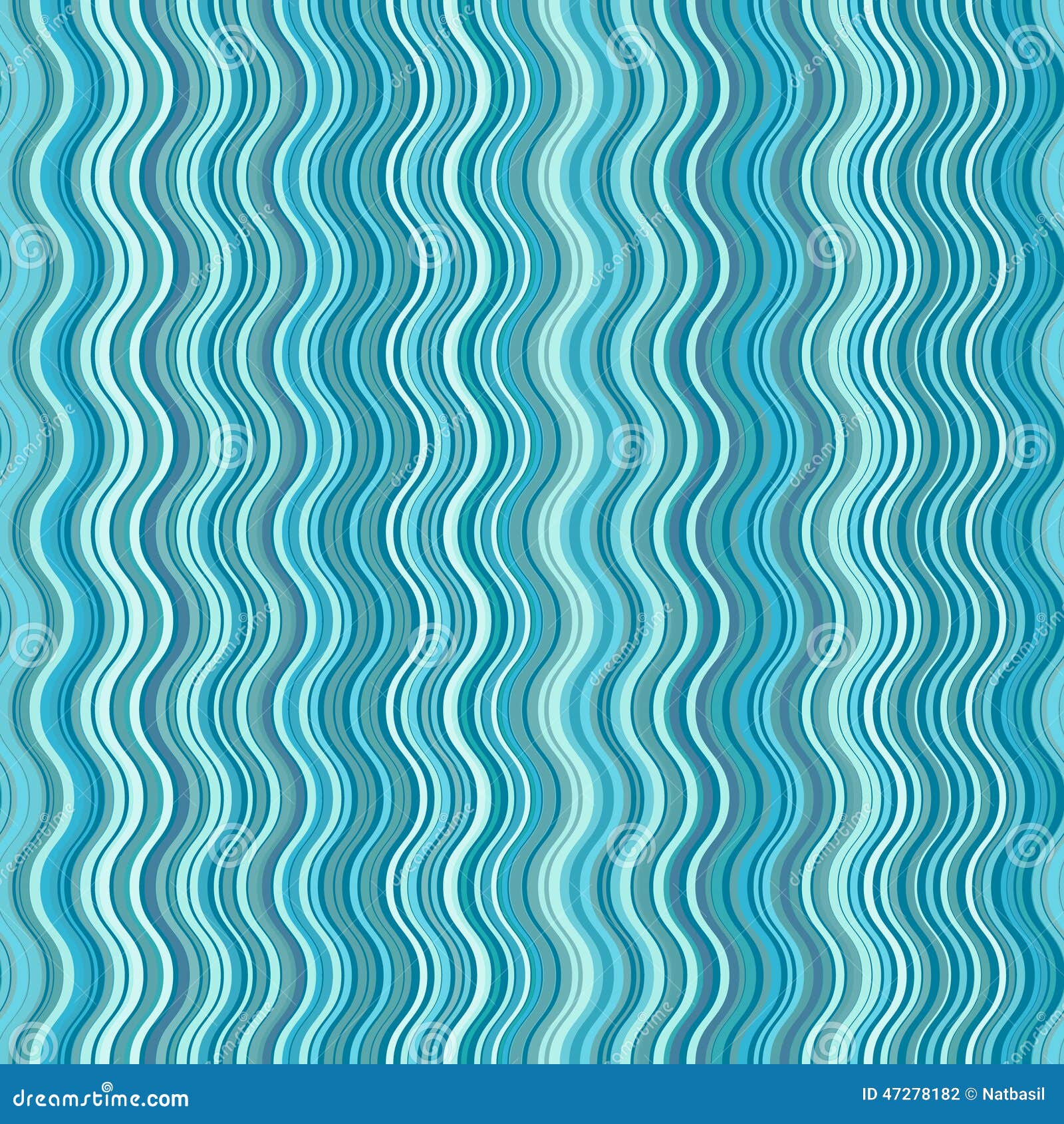 Pastel Waves Seamless Pattern Stock Vector - Illustration of retro ...