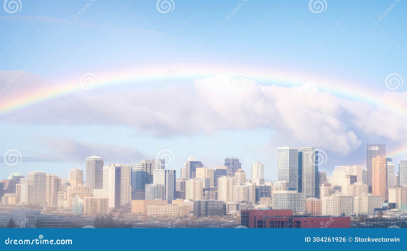 Pastel White Rainbow Background Stock Illustration - Illustration of ...