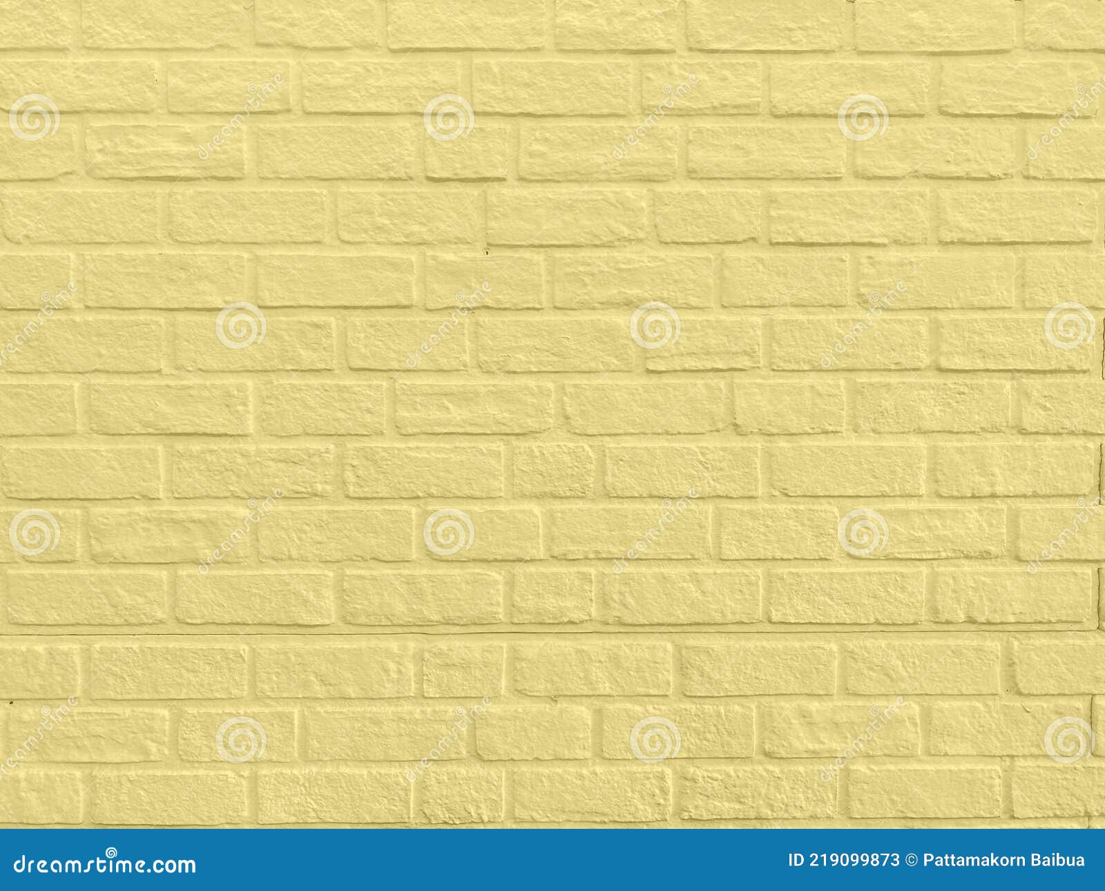 Pastel Yellow Brickwork Texture Wall Background Royalty-Free Stock ...