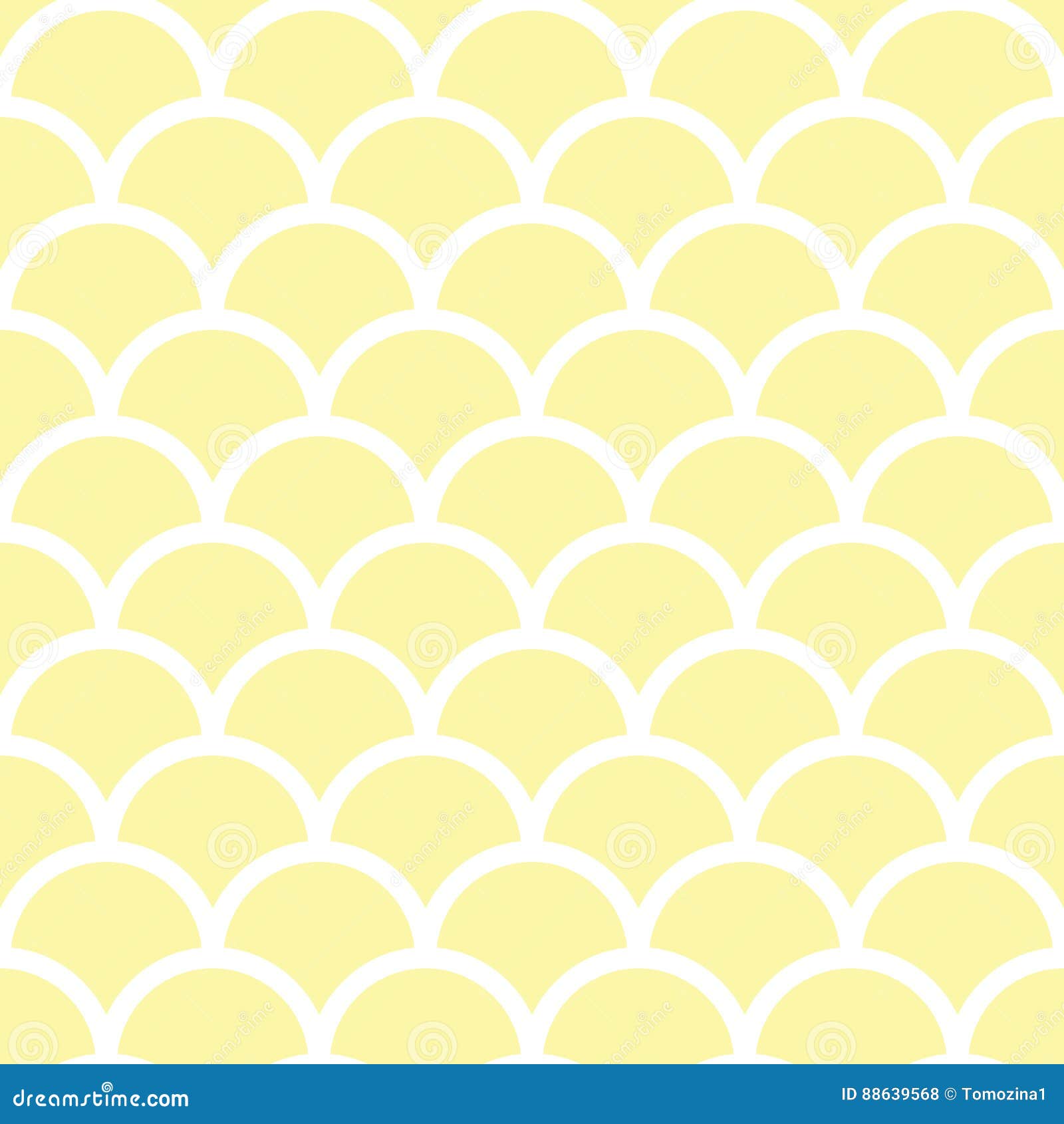 Pastel yellow fish scales stock vector. Illustration of marine - 88639568
