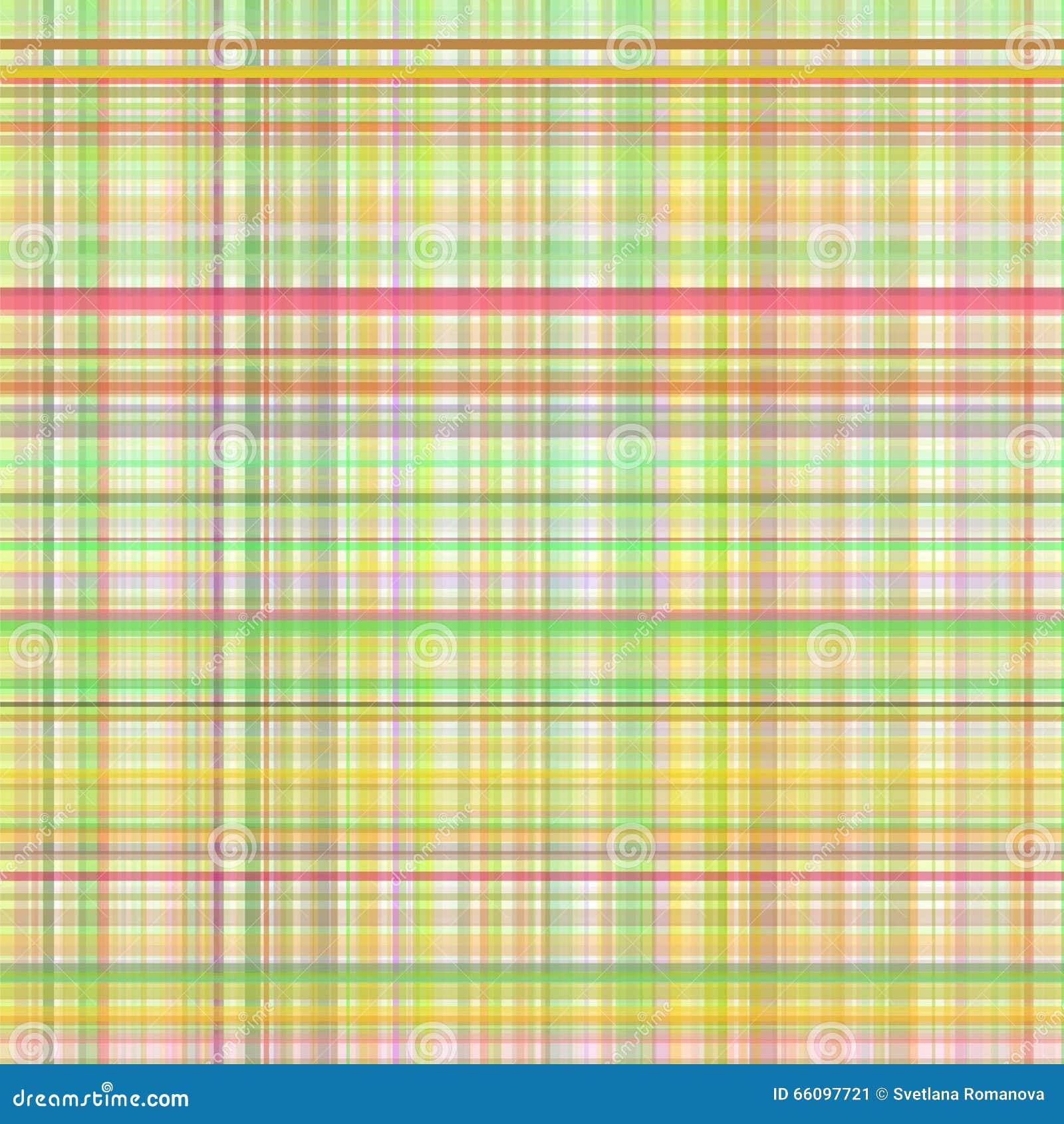 Pastel Yellow Multicolored Stripes Plaid Stock Vector - Illustration of ...