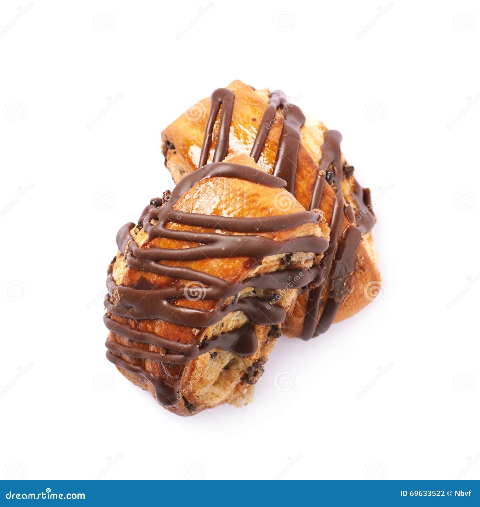 Pasteles Del Bollo Del Rollo Aislados Foto de archivo - Imagen de ...