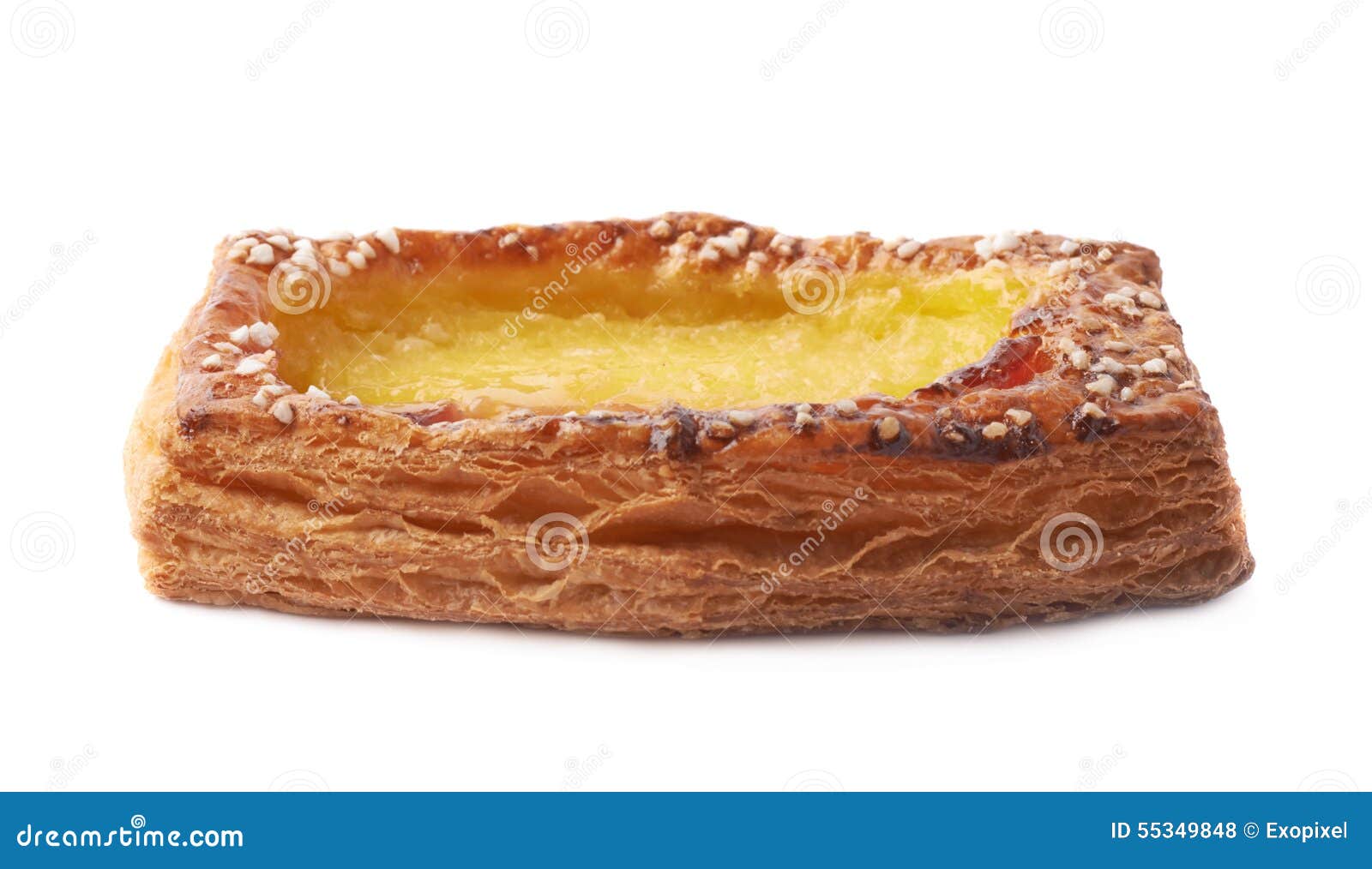 Pasteles Dulces Del Bollo Del Pan Aislados Foto de archivo - Imagen de ...