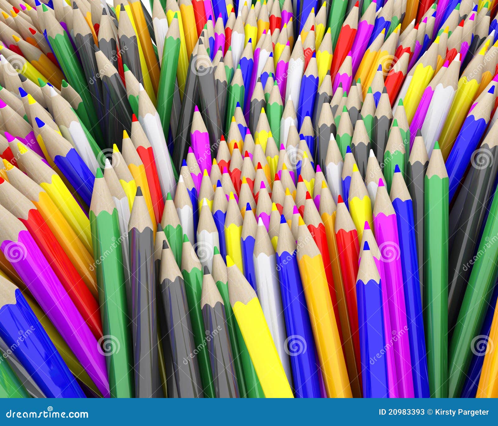 Pastelli Colorati Della Matita Illustrazione di Stock - Illustrazione ...