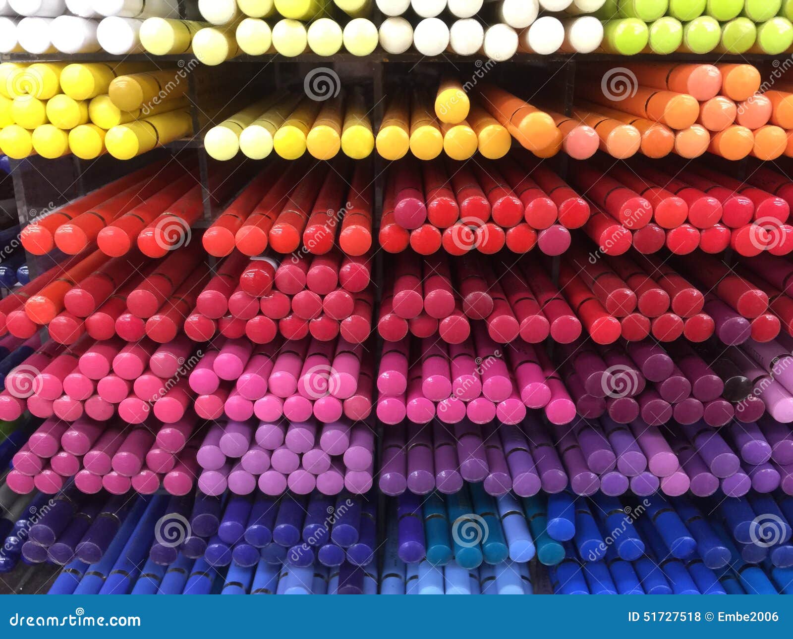 Pastelli Colorati Della Matita Fotografia Stock - Immagine di organizzi ...