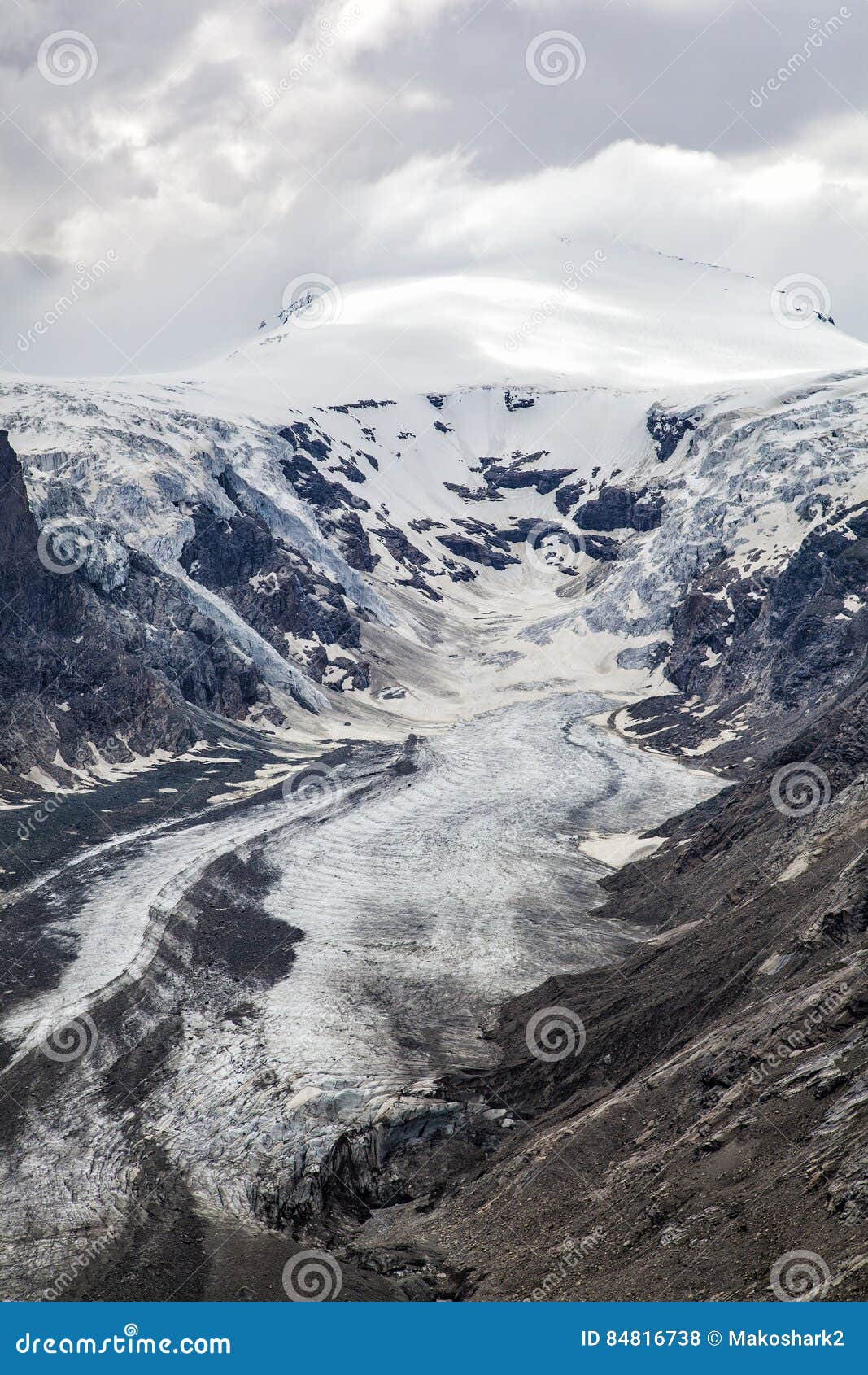 Pasterze stock photo. Image of alpine, melt, range, landscape - 84816738