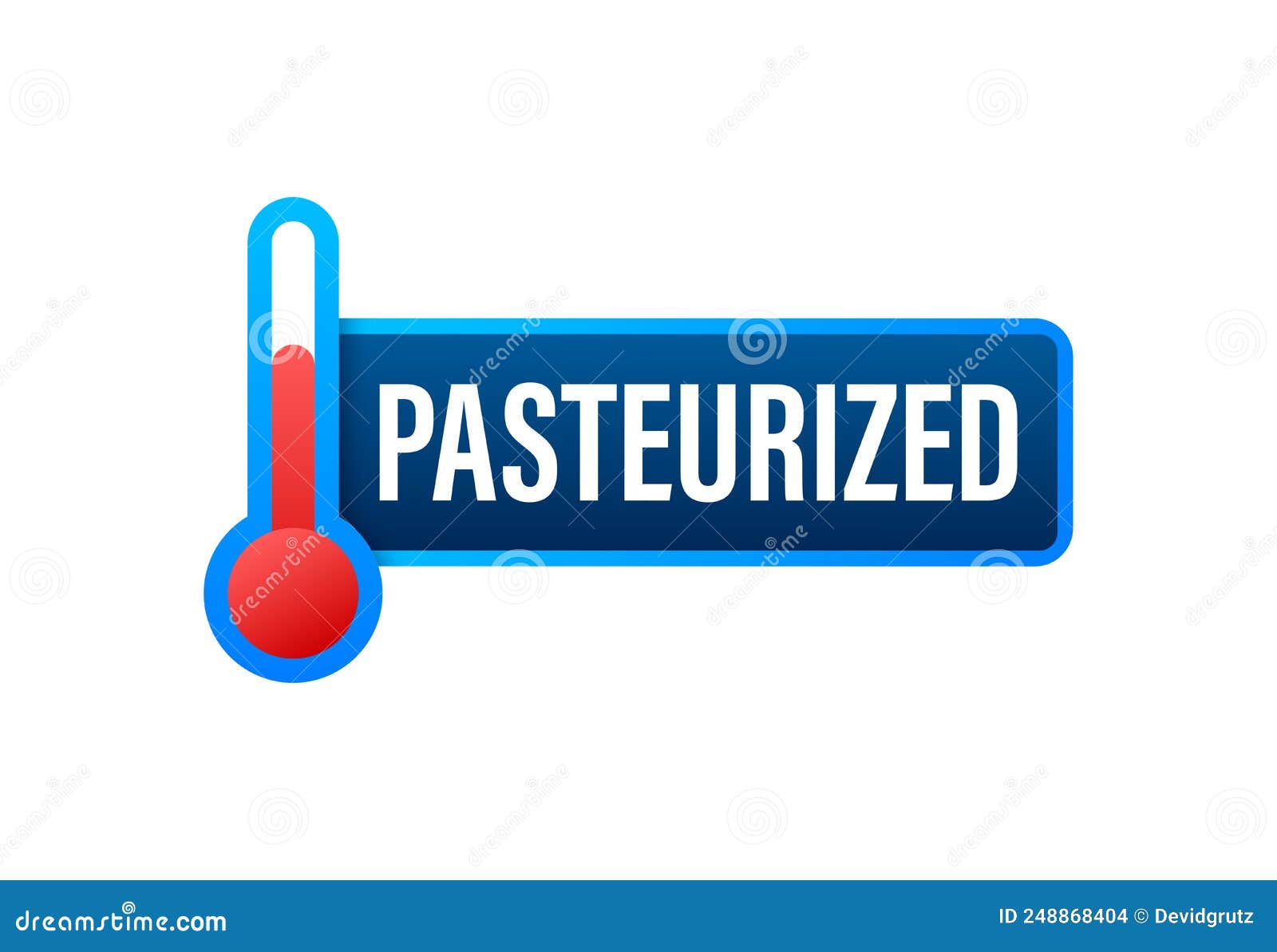 Pasteurized Vector Icon Set Isolated On White Background. Pasteurized ...
