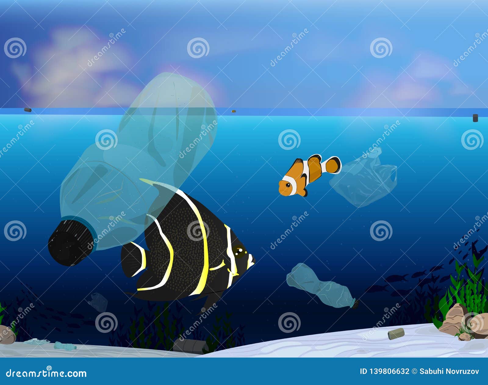 Illustration Of Two Garbage Men Working Together On Emptying Dustbins ... Illustration Of Two Garbage Men Working Together On Emptying Dustbins ...