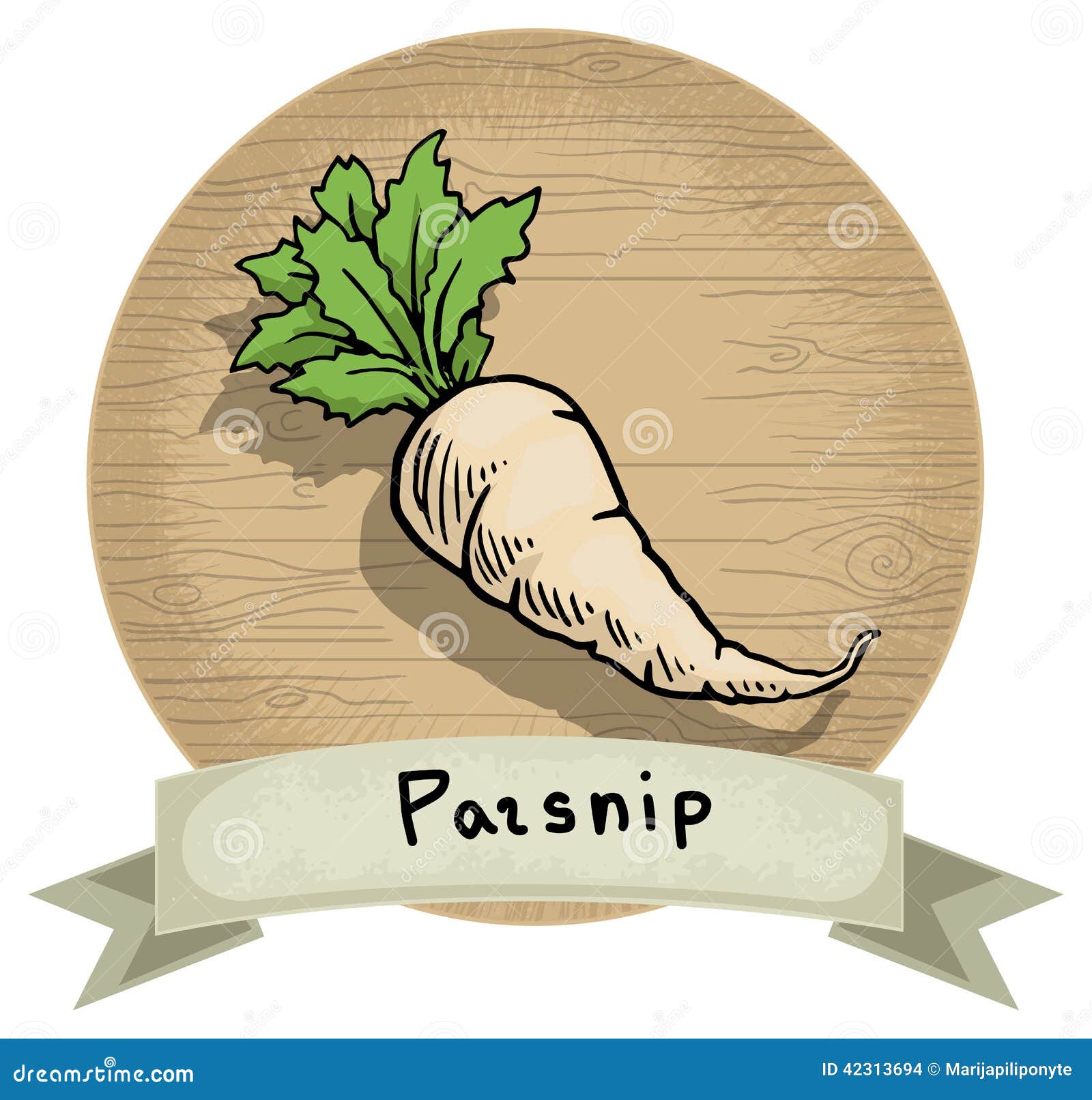 Pastinak stock abbildung. Illustration von dekorativ - 42313694