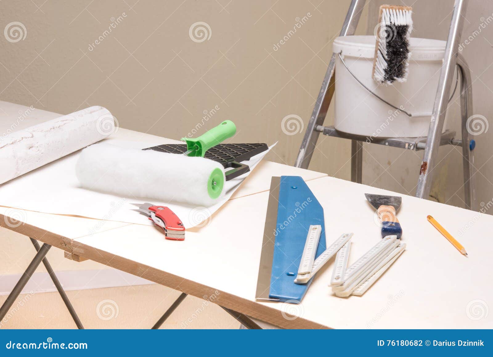 Pasting table stock photo. Image of classic, carpenters - 76180682