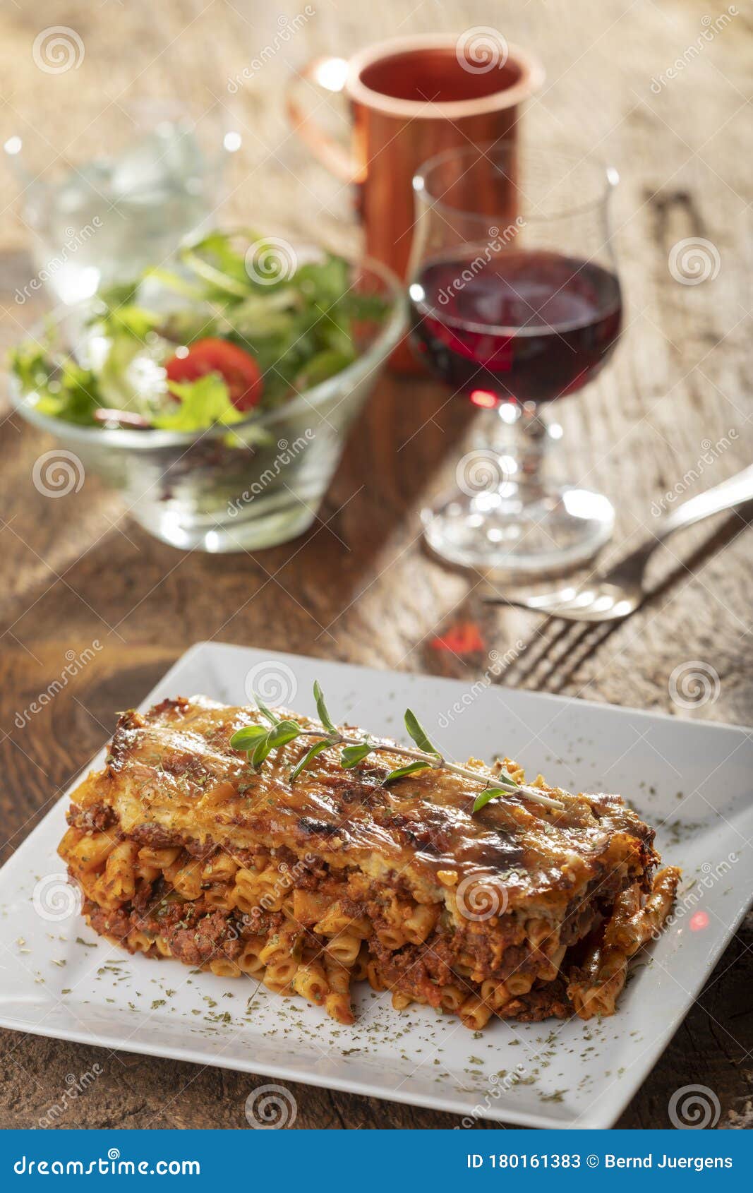 Pastizio stock image. Image of mediterranean, healthy - 180161383