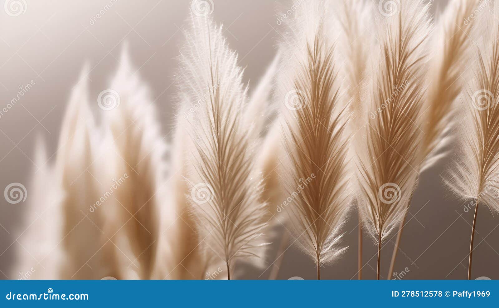 Pasto Pampas Con Luz Retroiluminada Stock de ilustración - Ilustración ...