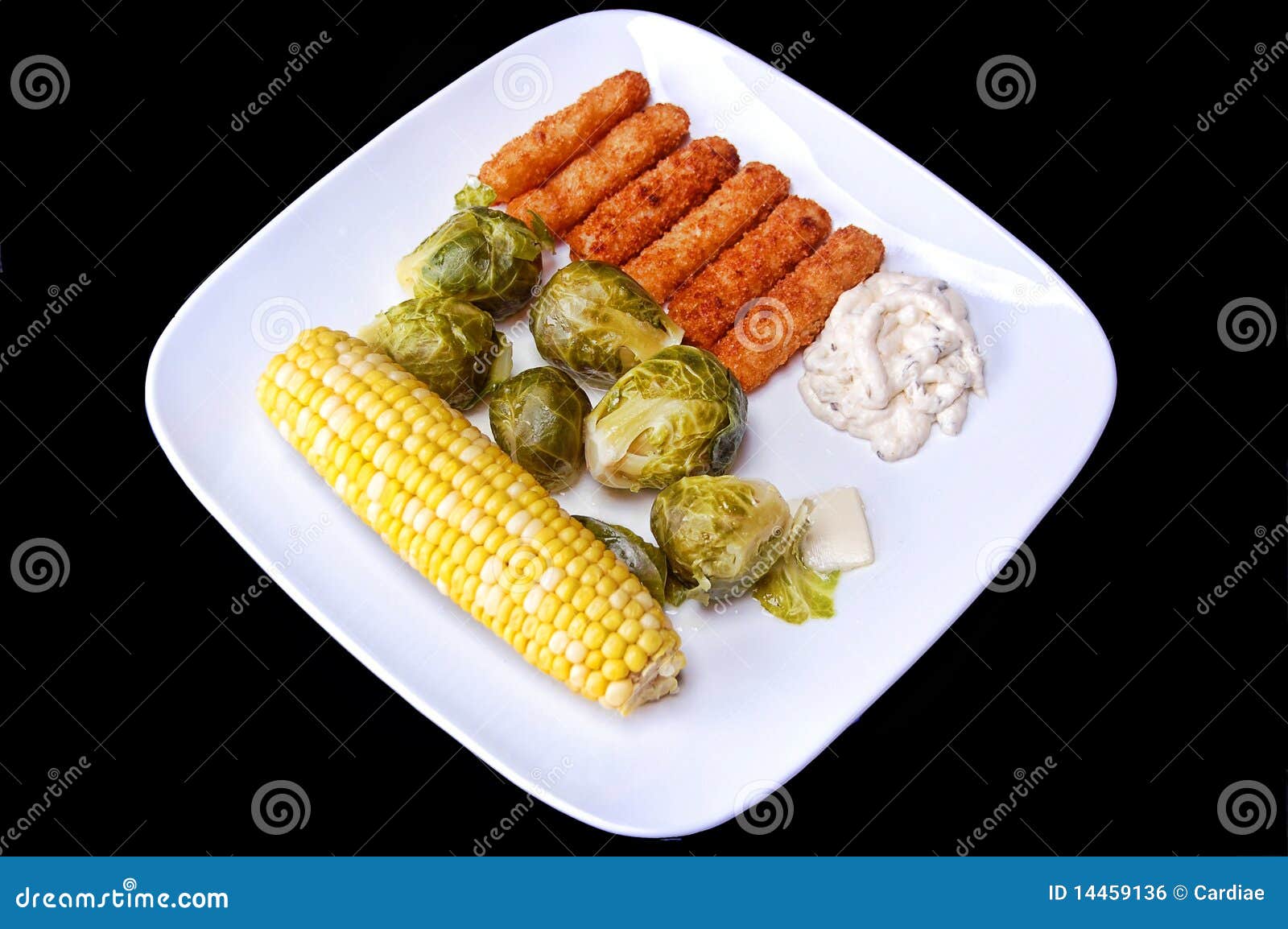 Pasto sano fotografia stock. Immagine di piastra, preparato - 14459136