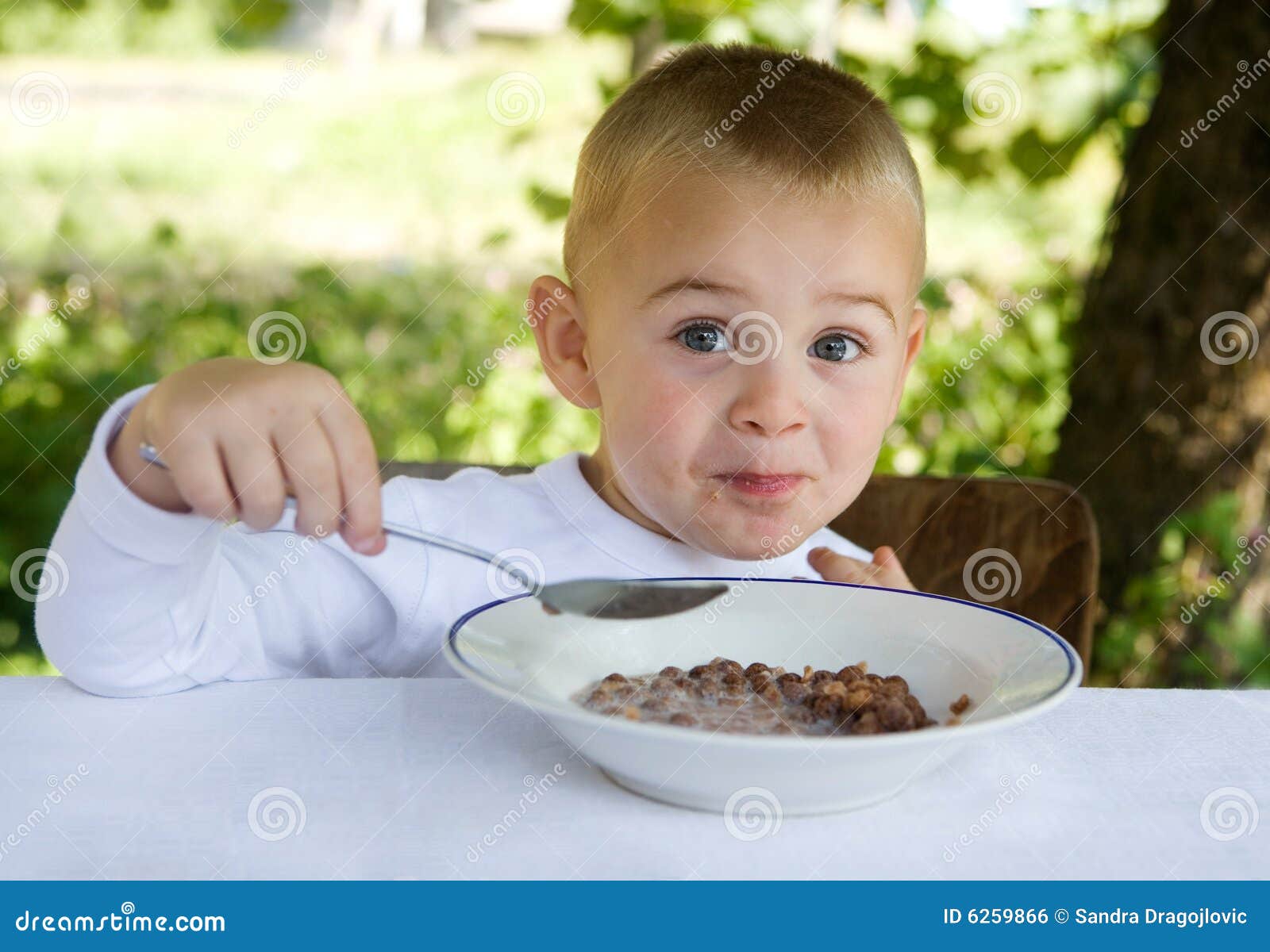 Pasto sano fotografia stock. Immagine di consumo, asilo - 6259866