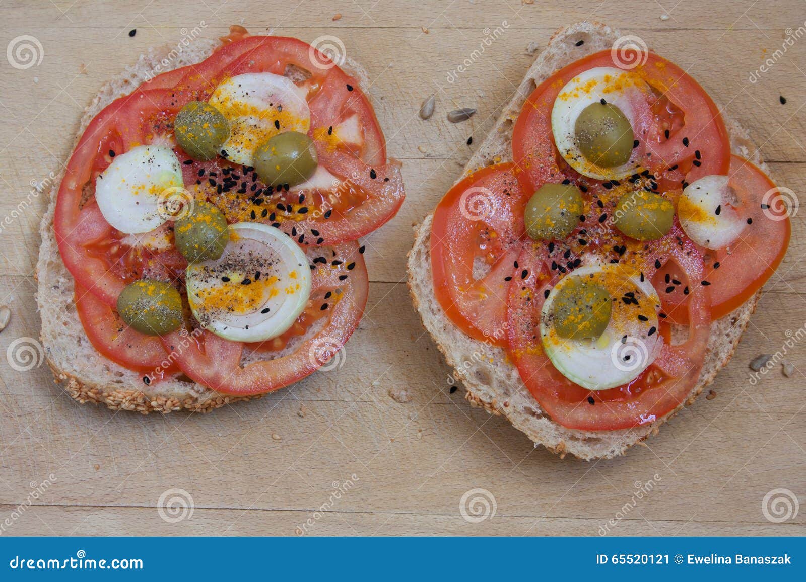 Pasto Semplice, Sano E Nutriente Immagine Stock - Immagine di pane ...