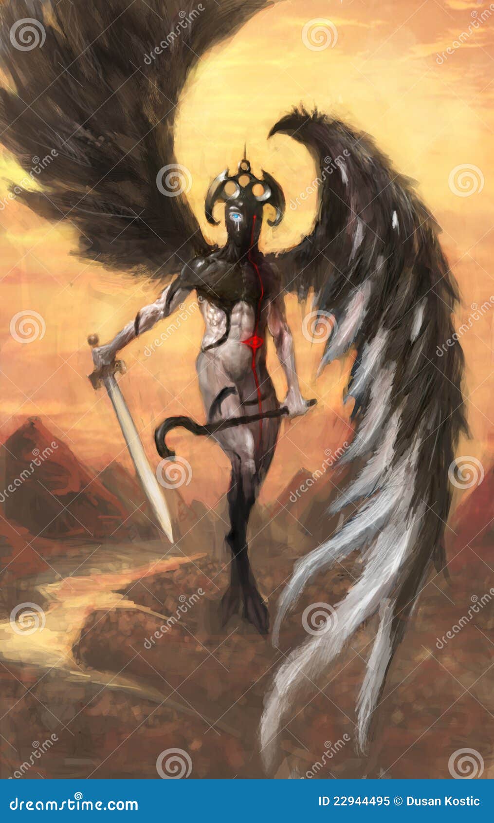 Pastor stock illustration. Illustration of balance, demon - 22944495