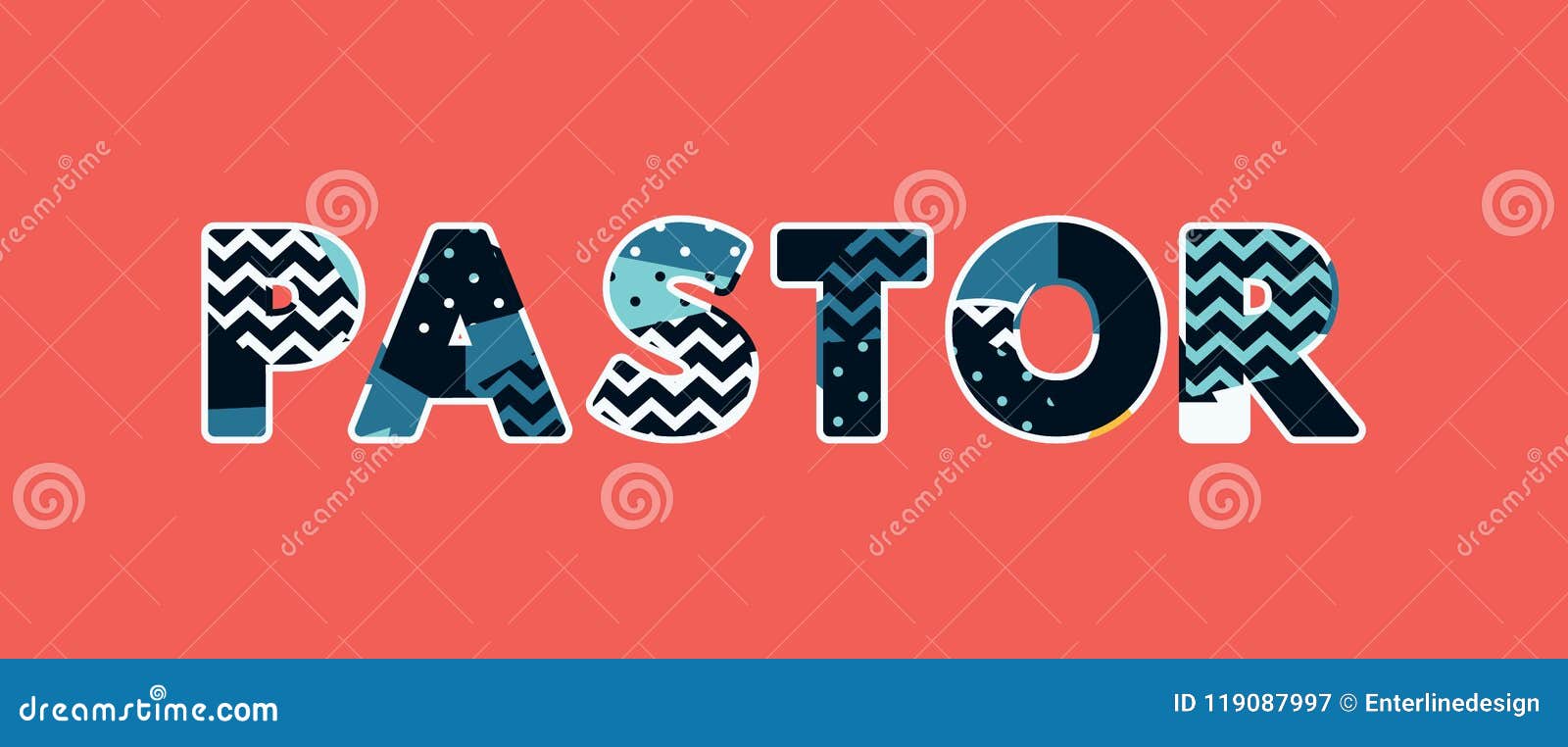Pastor Concept Word Art Illustration Ilustración del Vector ...
