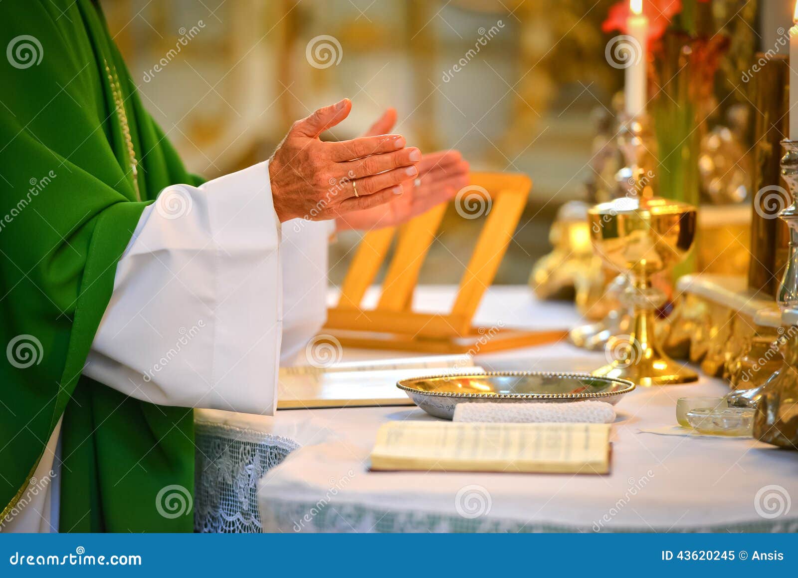 Pastor hands stock image. Image of candles, pilgrimage - 43620245