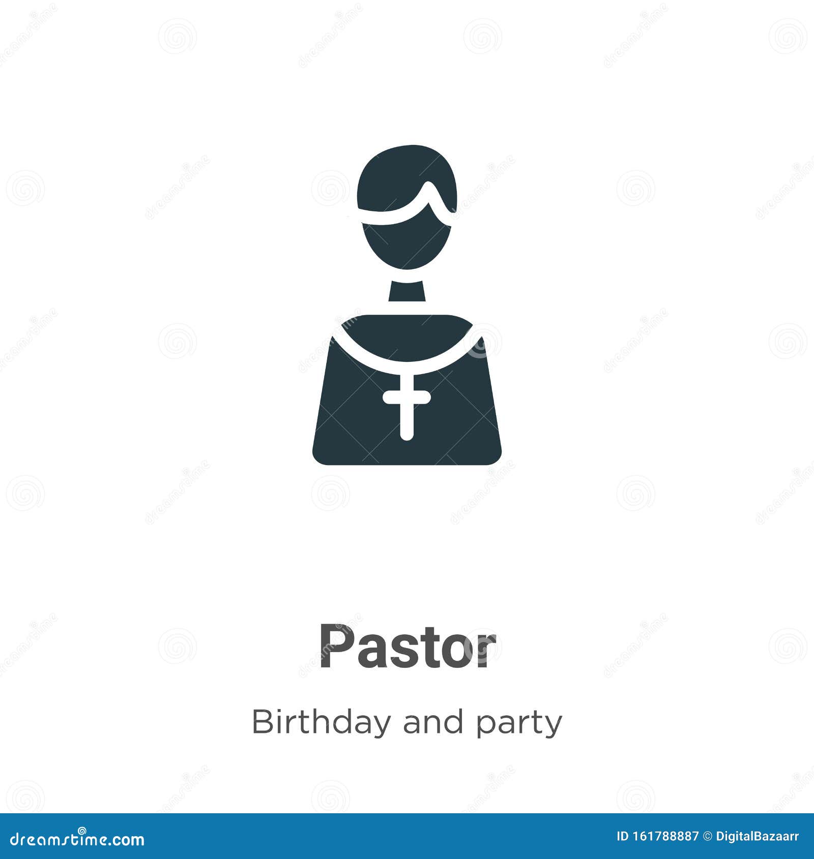 Pastor Vector Icon On White Background. Flat Vector Pastor Icon Symbol ... Pastor Vector Icon On White Background. Flat Vector Pastor Icon Symbol ...