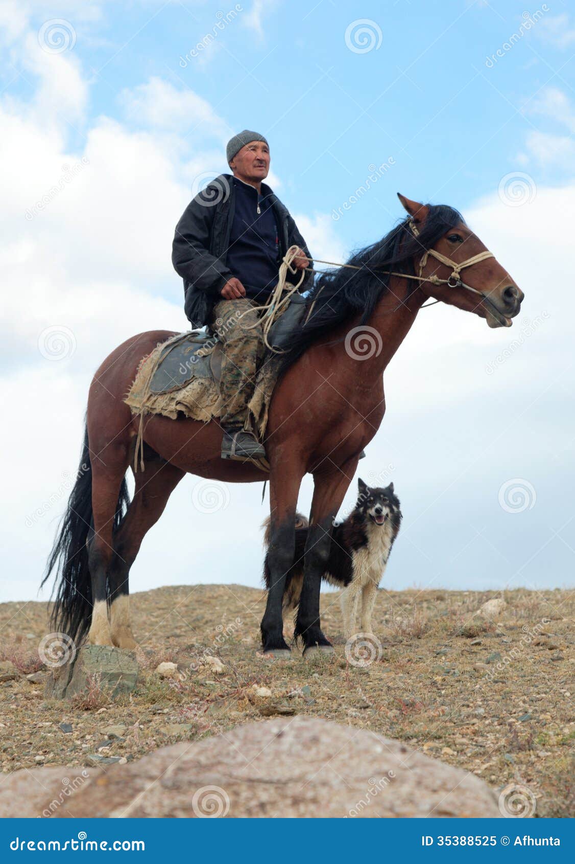 Pastor y su caballo imagen de archivo. Imagen de granjero - 35388525