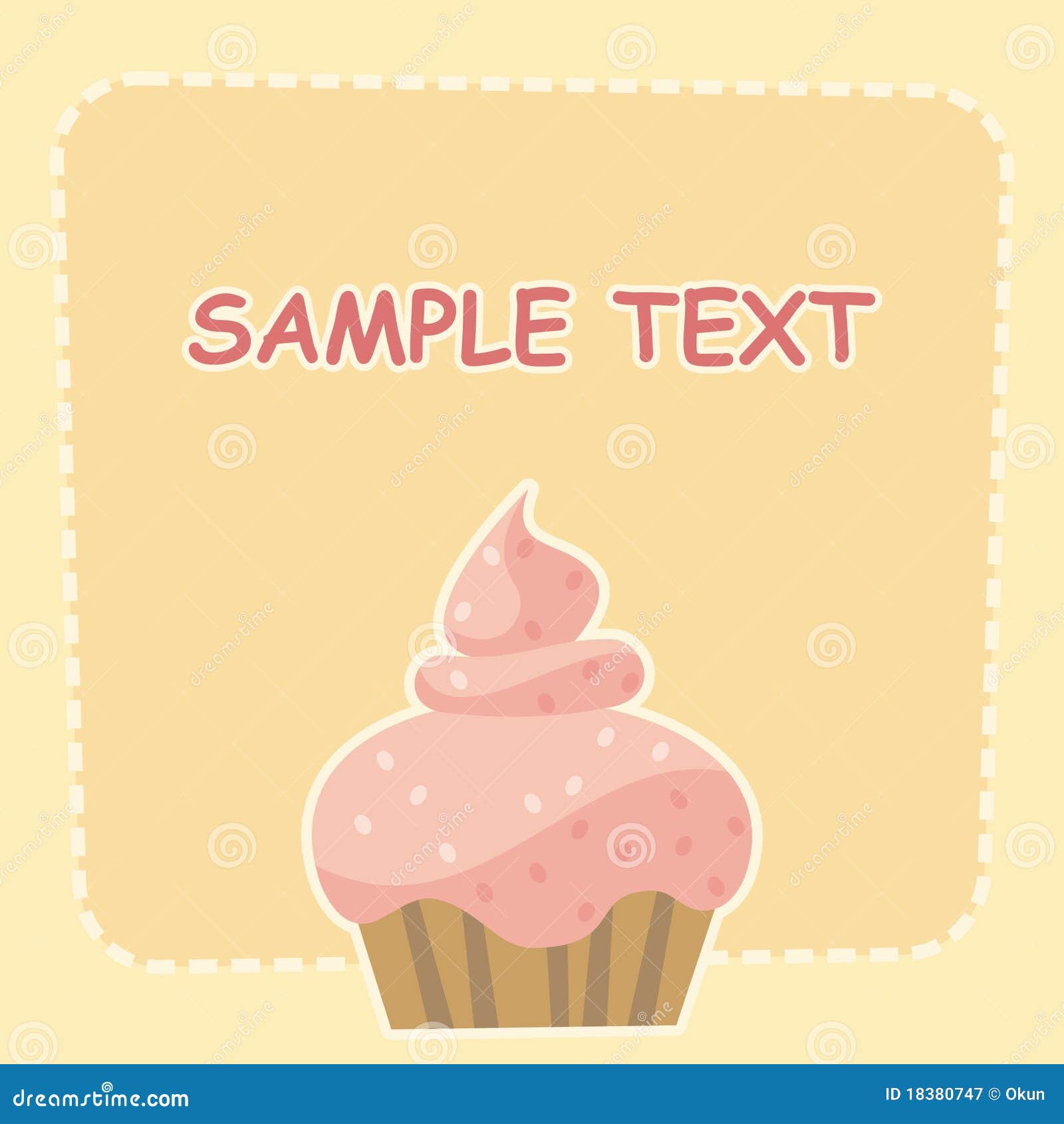 Pastries stock vector. Illustration of eating, party - 18380747