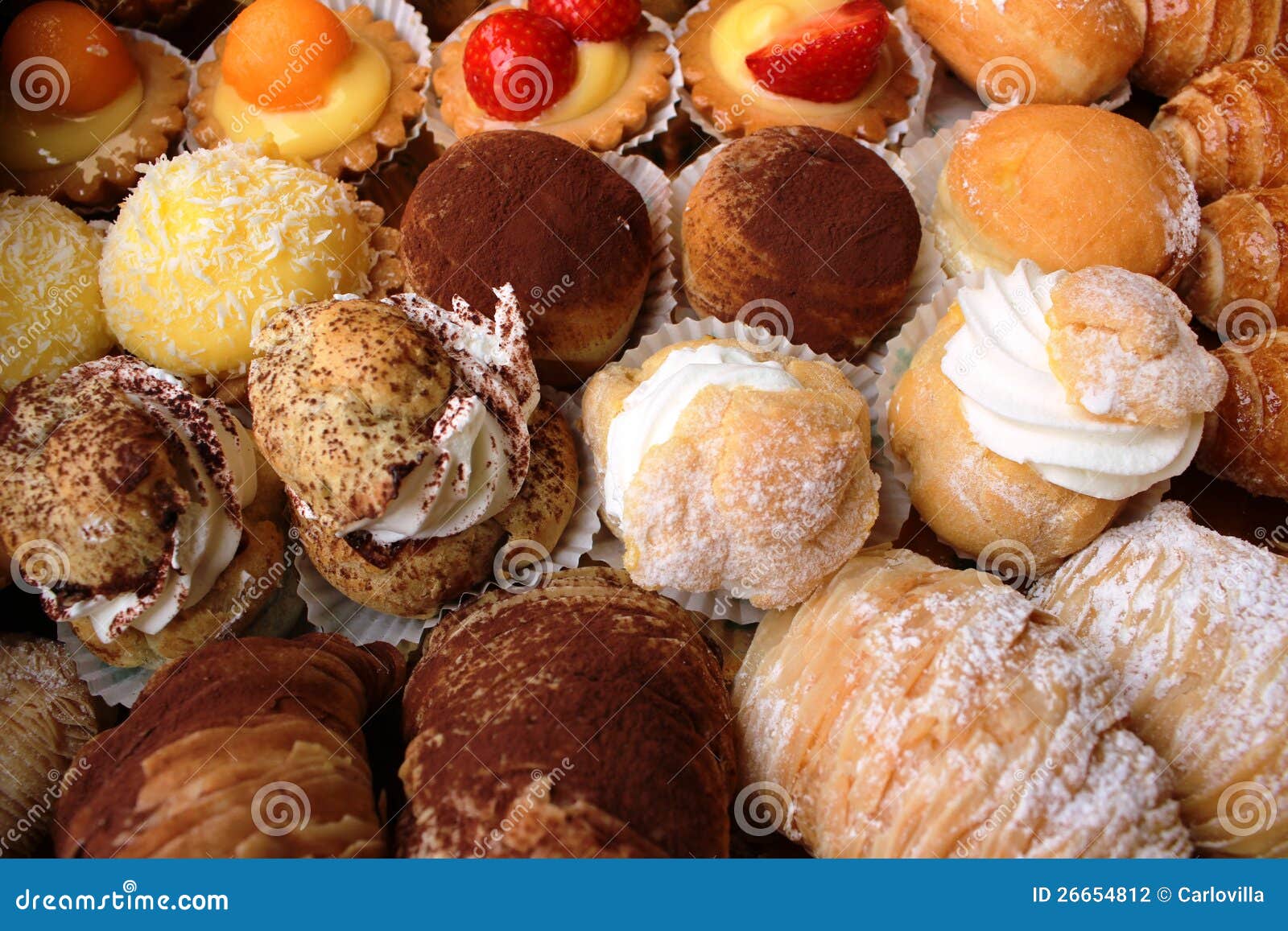 Pastries stock photo. Image of birthday, cake, cakes - 26654812