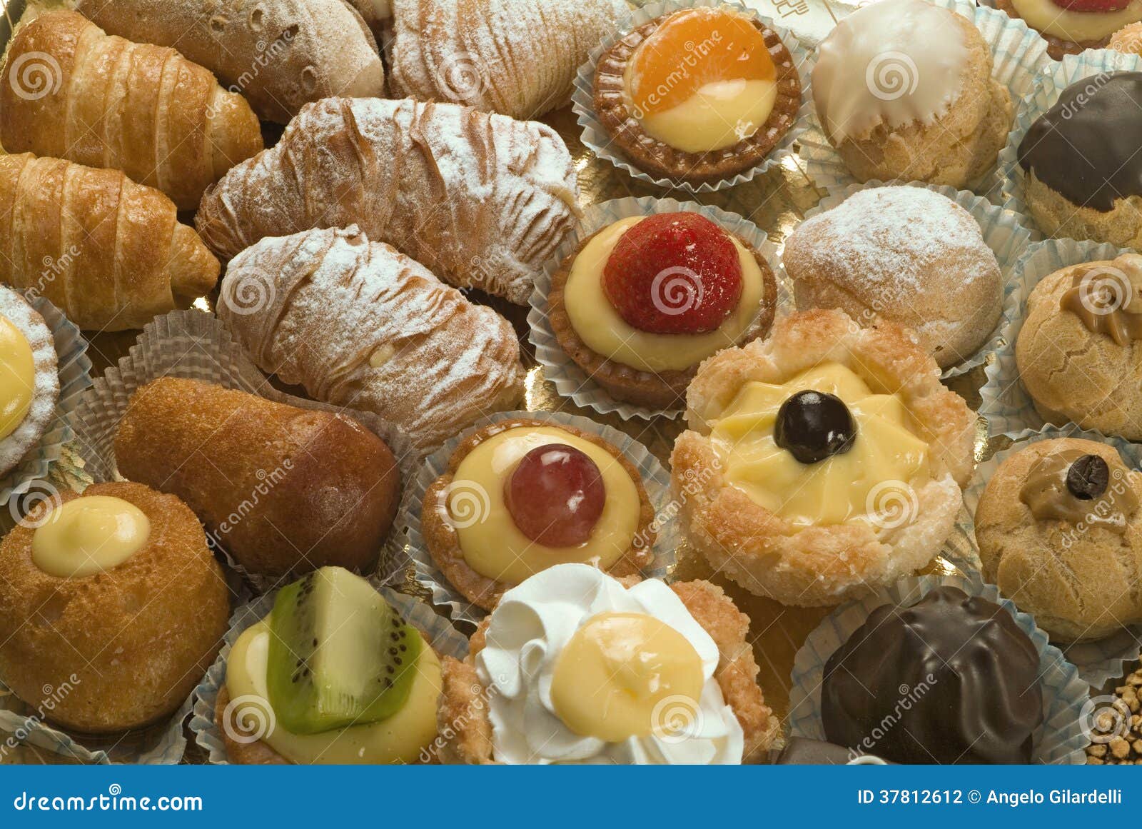 Pastries stock photo. Image of dessert, patisserie, cannolo - 37812612