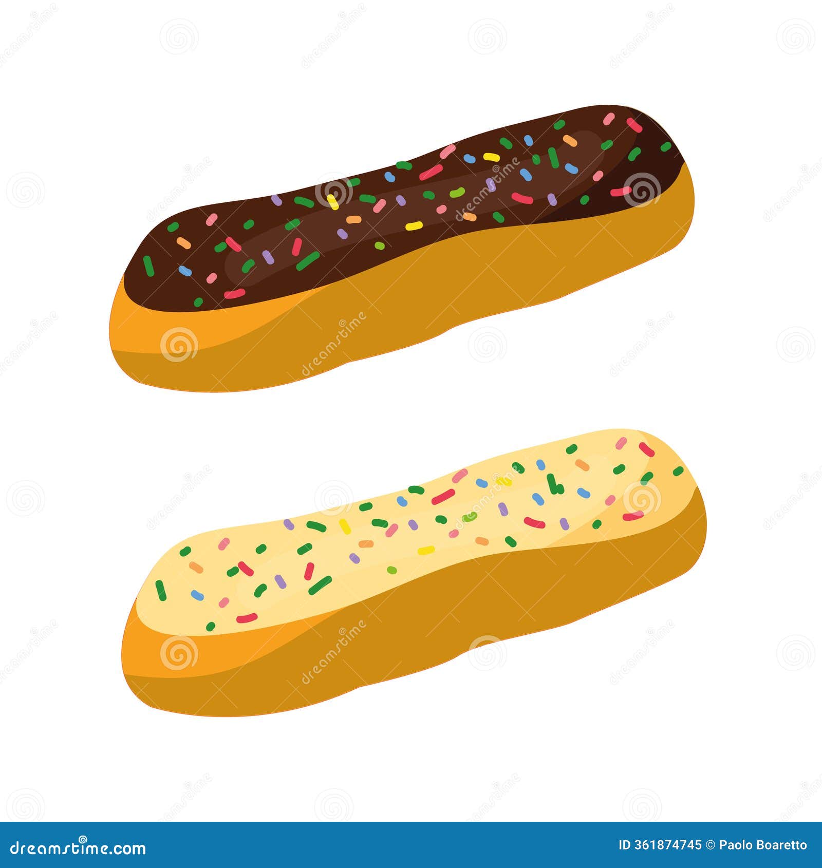 Eclairs Cartoons, Illustrations & Vector Stock Images - 2029 Pictures ...