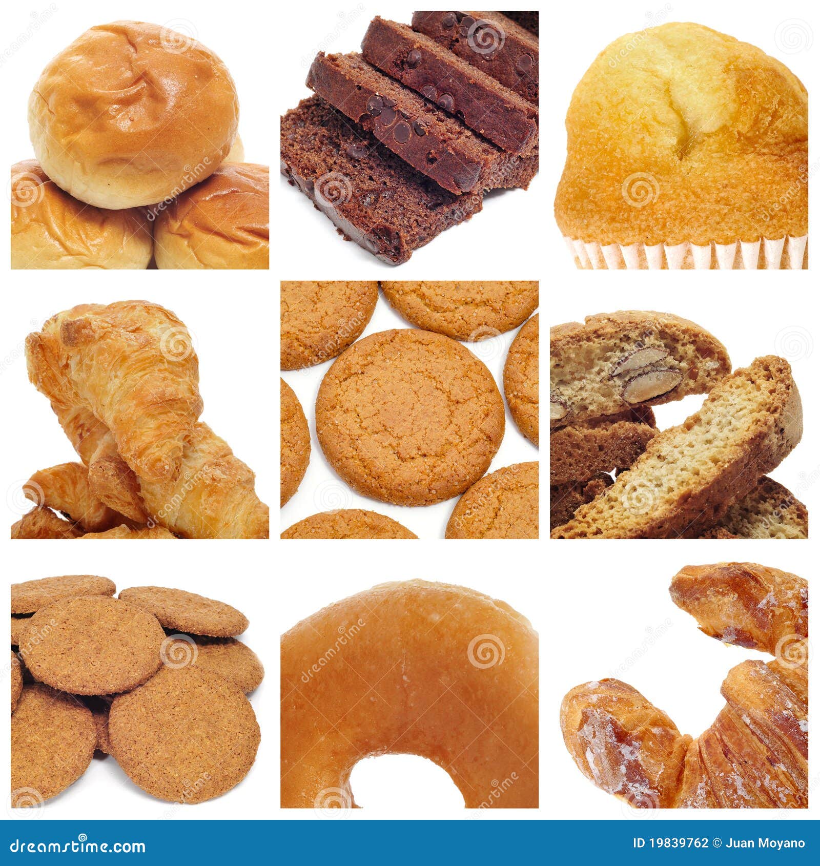 Pastries collage stock photo. Image of cook, eating, catalonia - 19839762