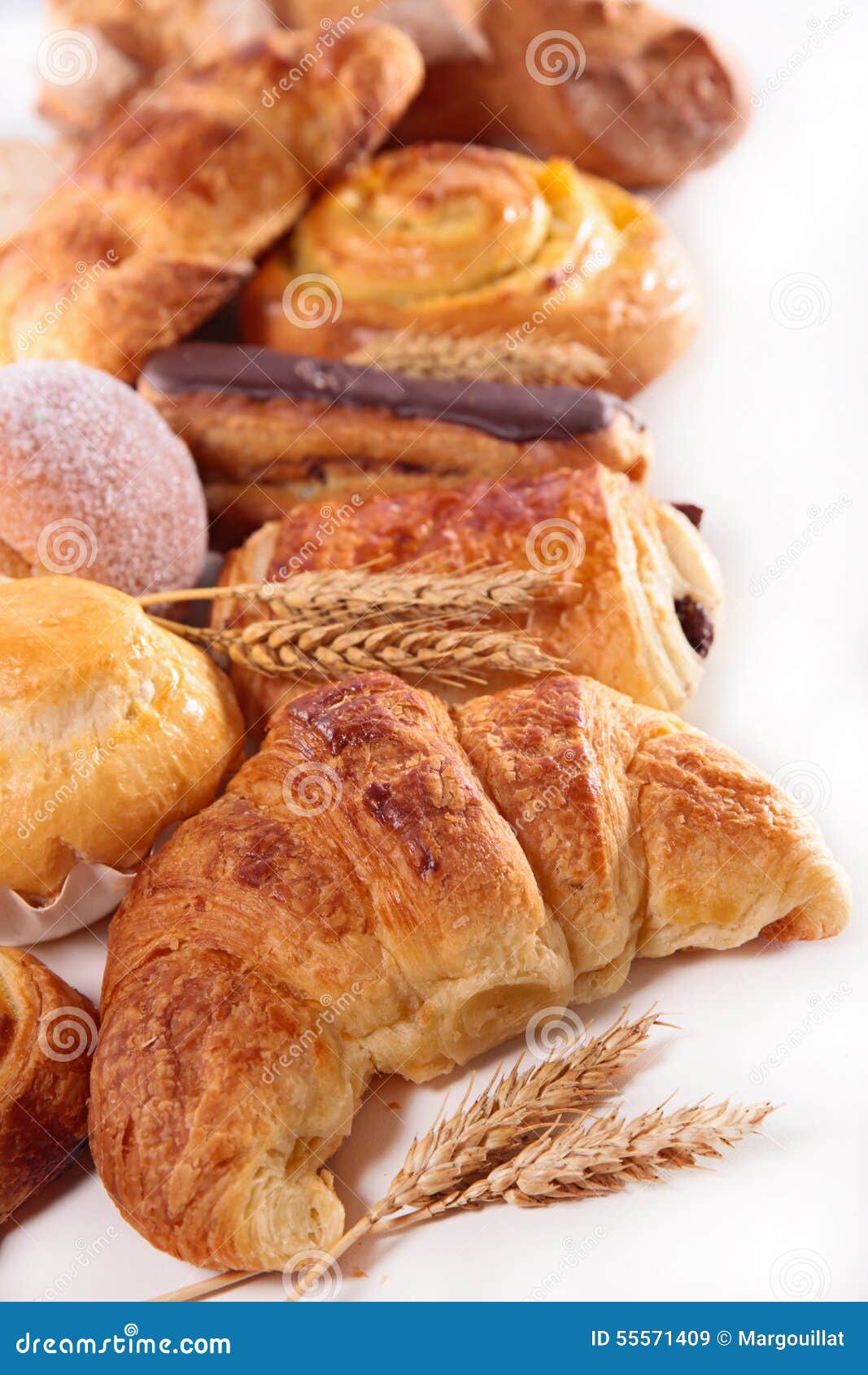 Pastries stock image. Image of morning, pastry, white - 55571409
