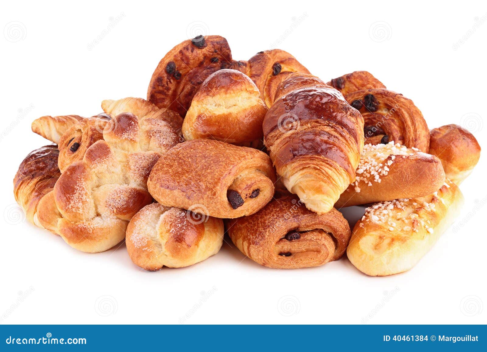 Pastries isolated stock photo. Image of baked, puff, pastries - 40461384