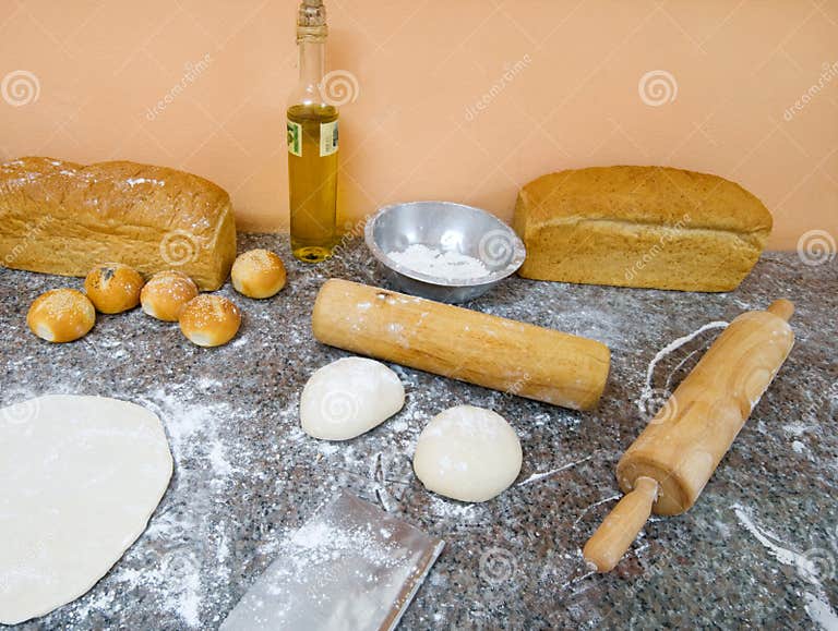 Pastry and Bakery Chef Station Stock Image - Image of restaurant, bake ...