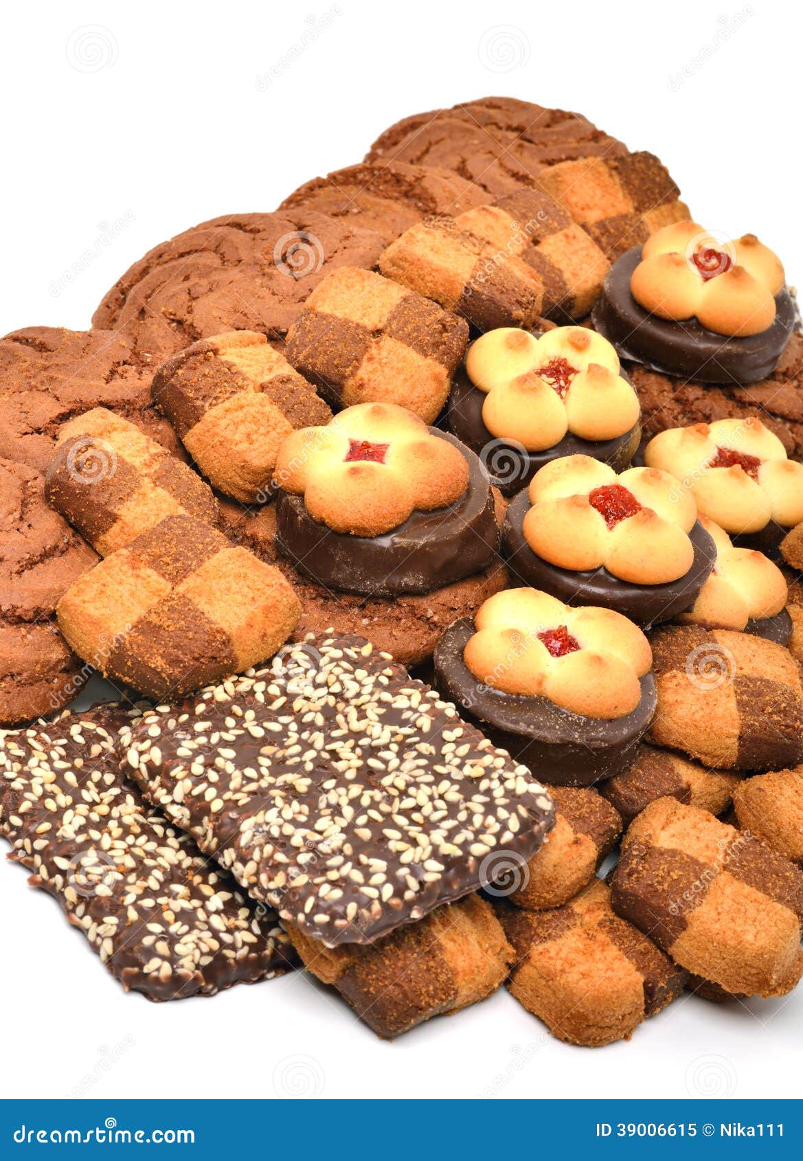 Pastry, Biscuits and Cookies Stock Image - Image of dessert, cookie ...
